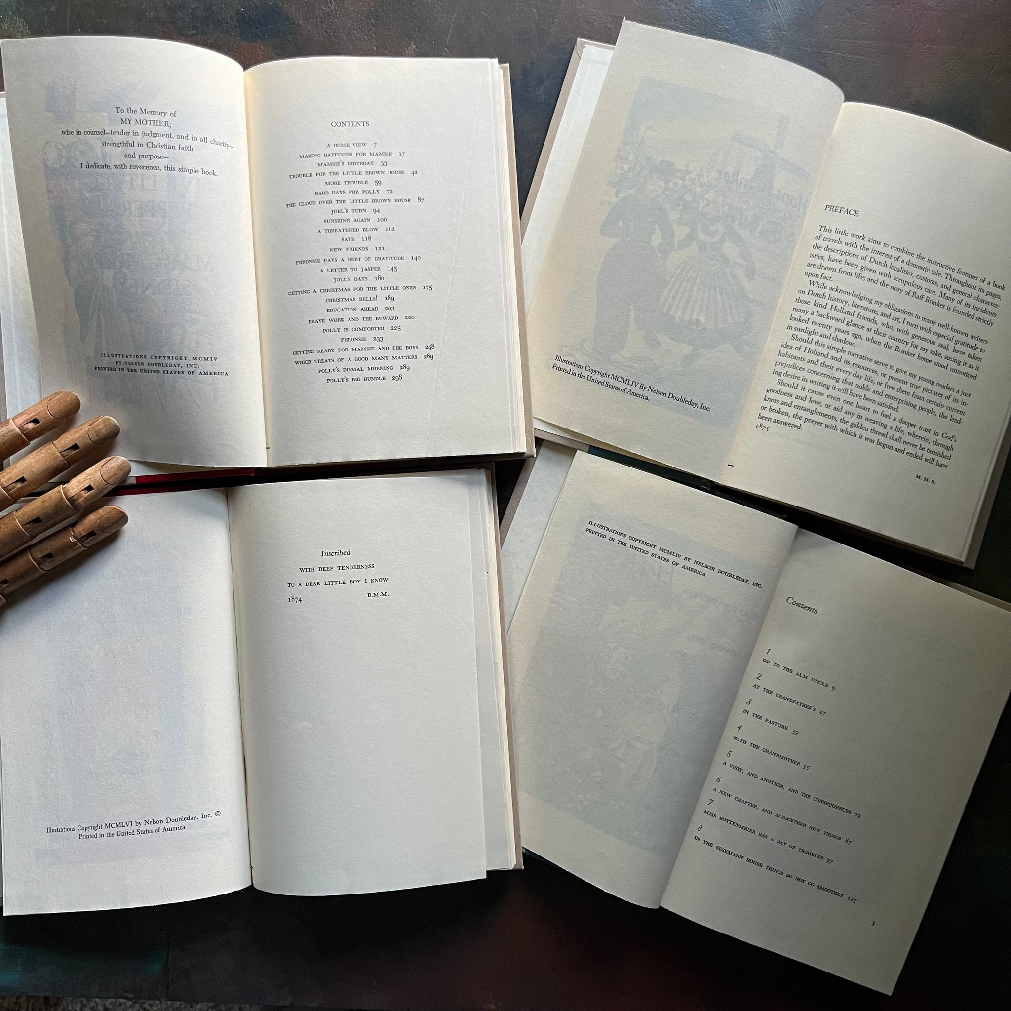 Children's Classics Book Set-Five Little Peppers, Hans Brinker, The Li ...