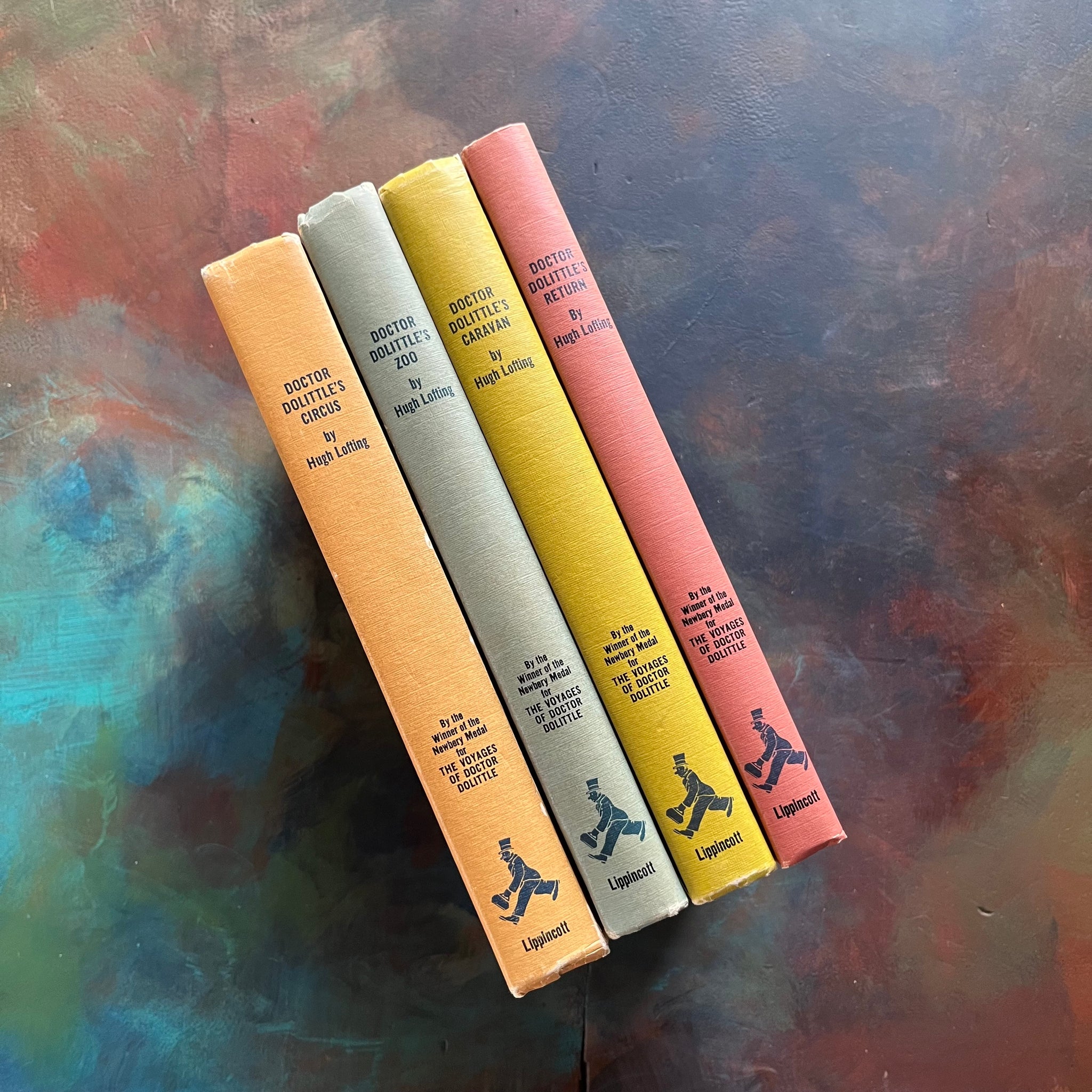 Set of Four Doctor Dolittle Books written & illustrated by Hugh Loftin ...