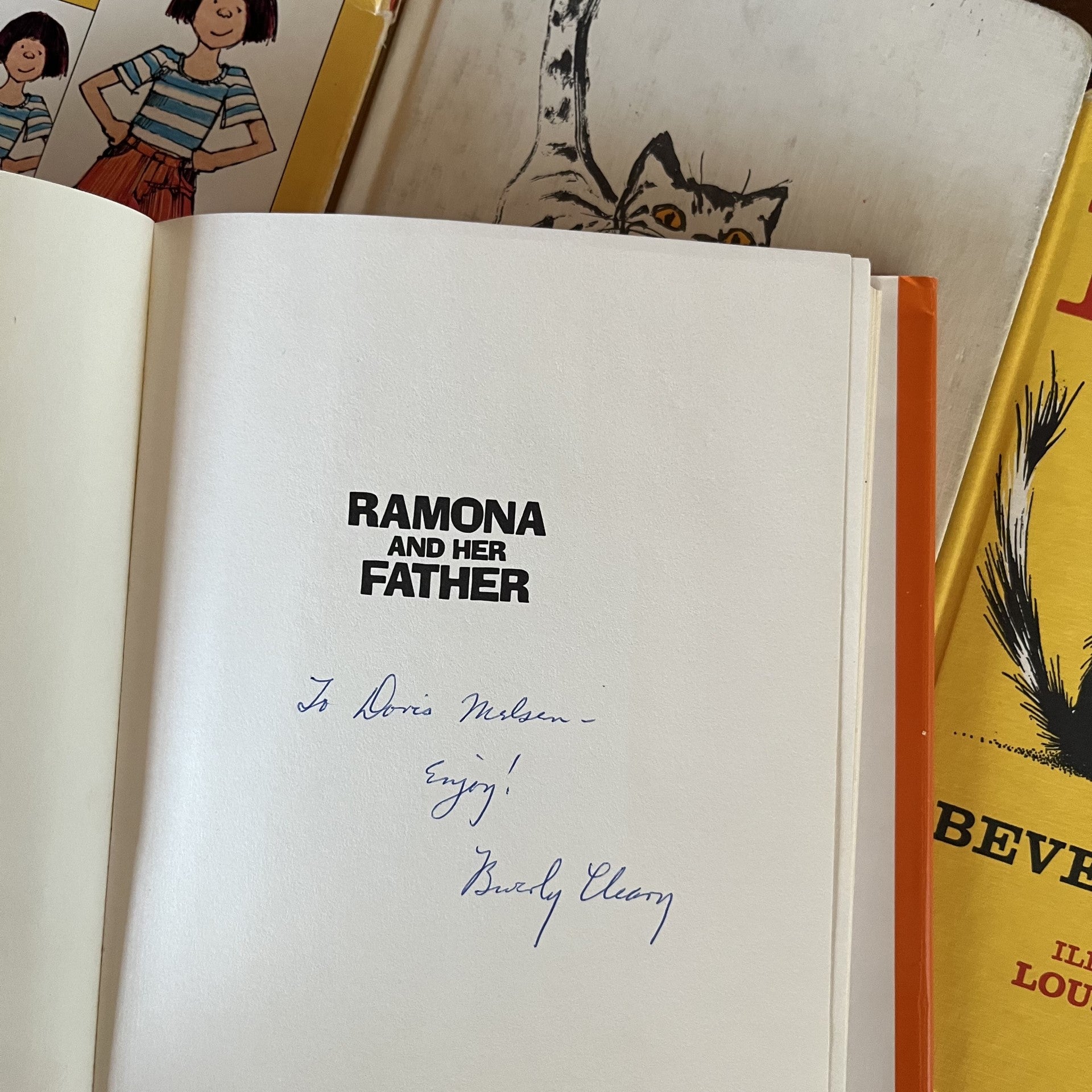 Book Set of Vintage Beverly Cleary Books: Ramona Forever, Ramona and h ...