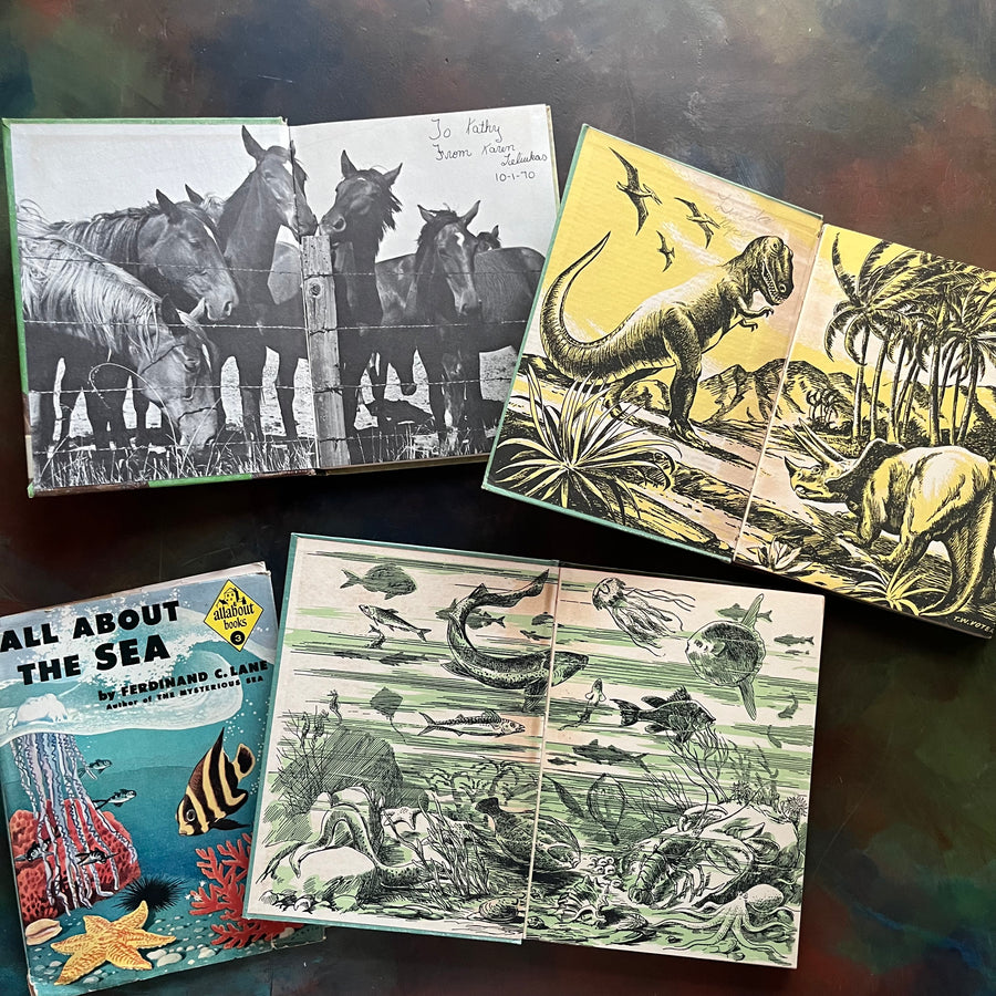 Set of Three All About Books Series - Vintage Science Books For Childr ...