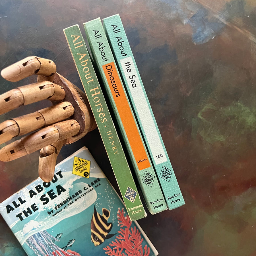 Set of Three All About Books Series - Vintage Science Books For Childr ...