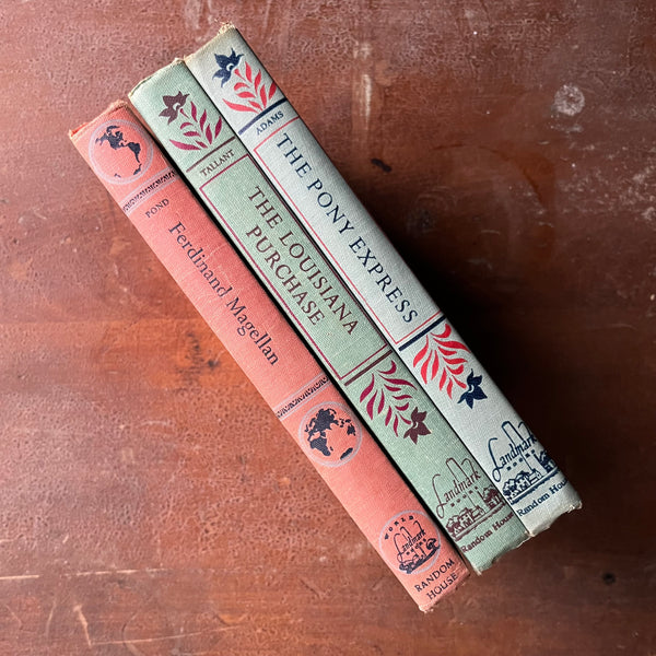 Set of Three Landmark Series Books: Ferdinand Magellan, The Louisiana ...