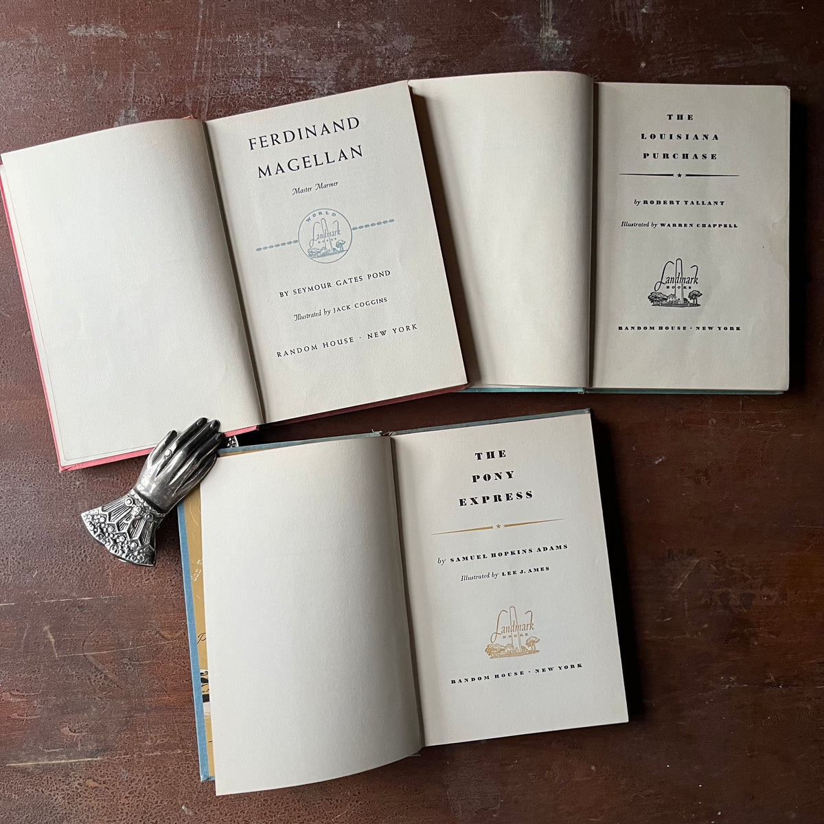 Set of Three Landmark Series Books: Ferdinand Magellan, The Louisiana ...