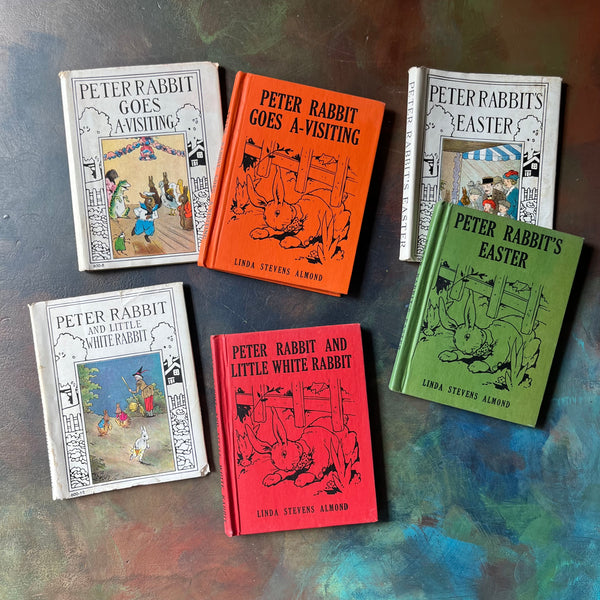 Set of Peter Rabbit Books by Linda Stevens Almond - Log Cabin Vintage