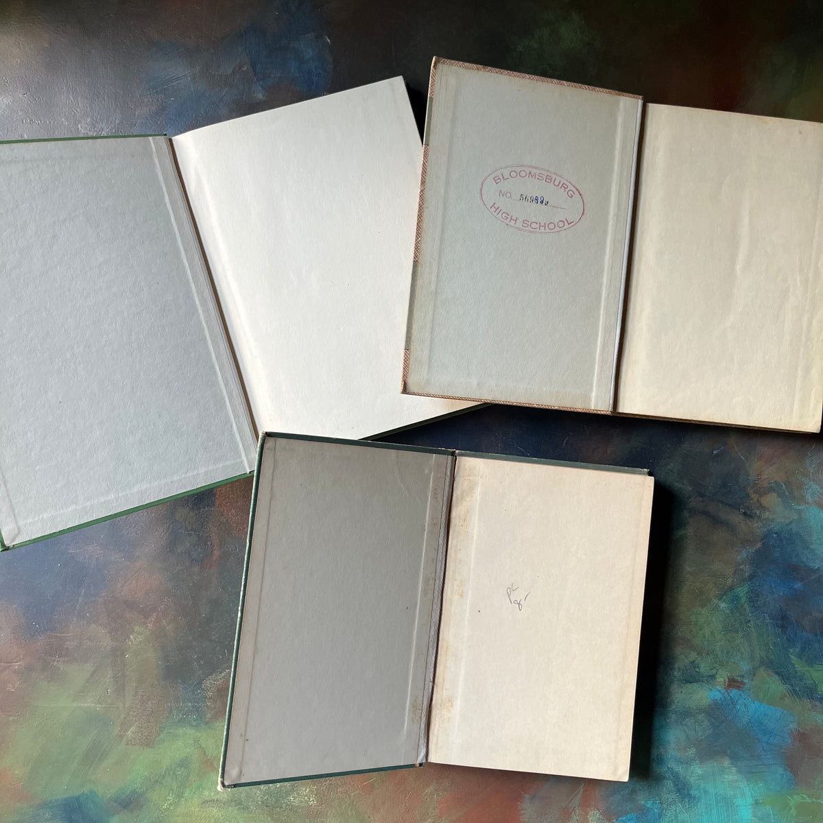 Vintage School Mathematics Book Set - Log Cabin Vintage