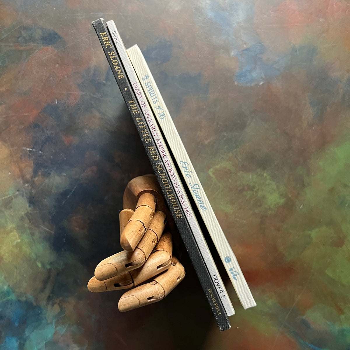 Set of Three Eric Sloane American History Books - Log Cabin Vintage