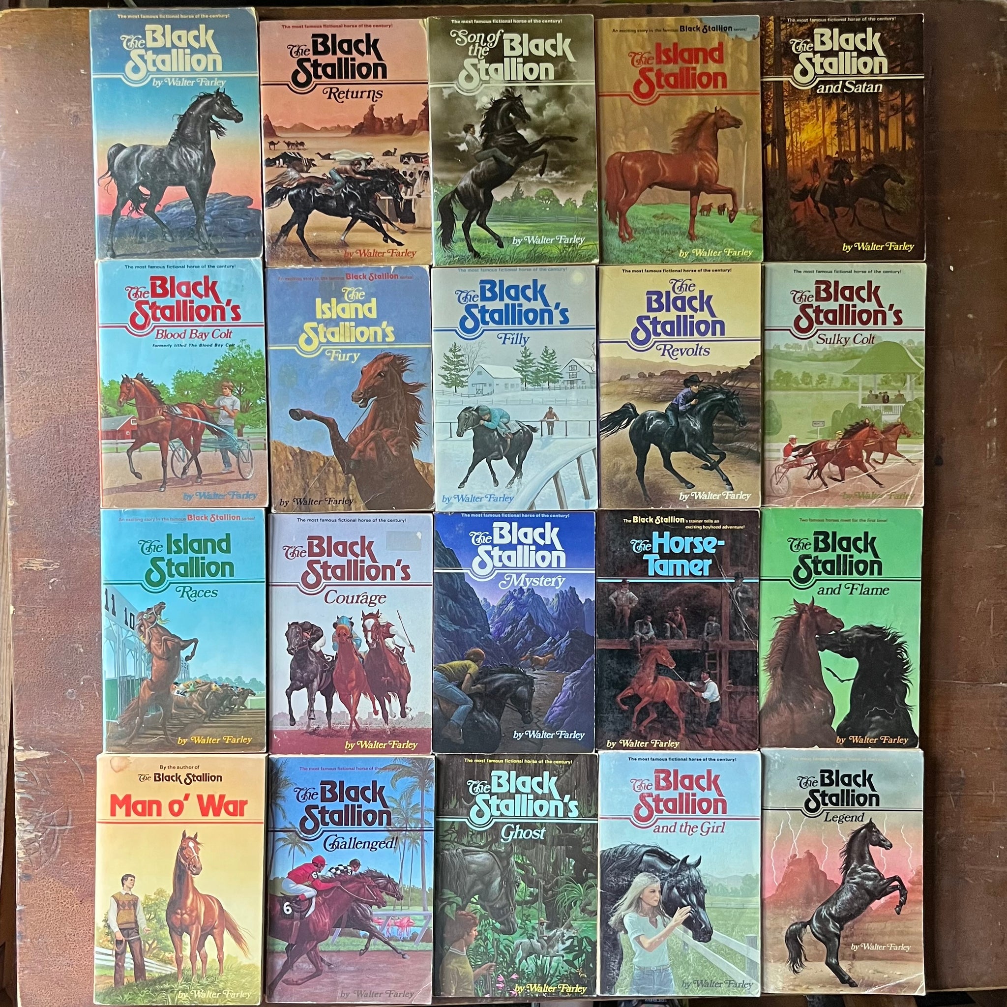 The Black Stallion Series - 20 Book Set by Walter Farley - Log Cabin ...