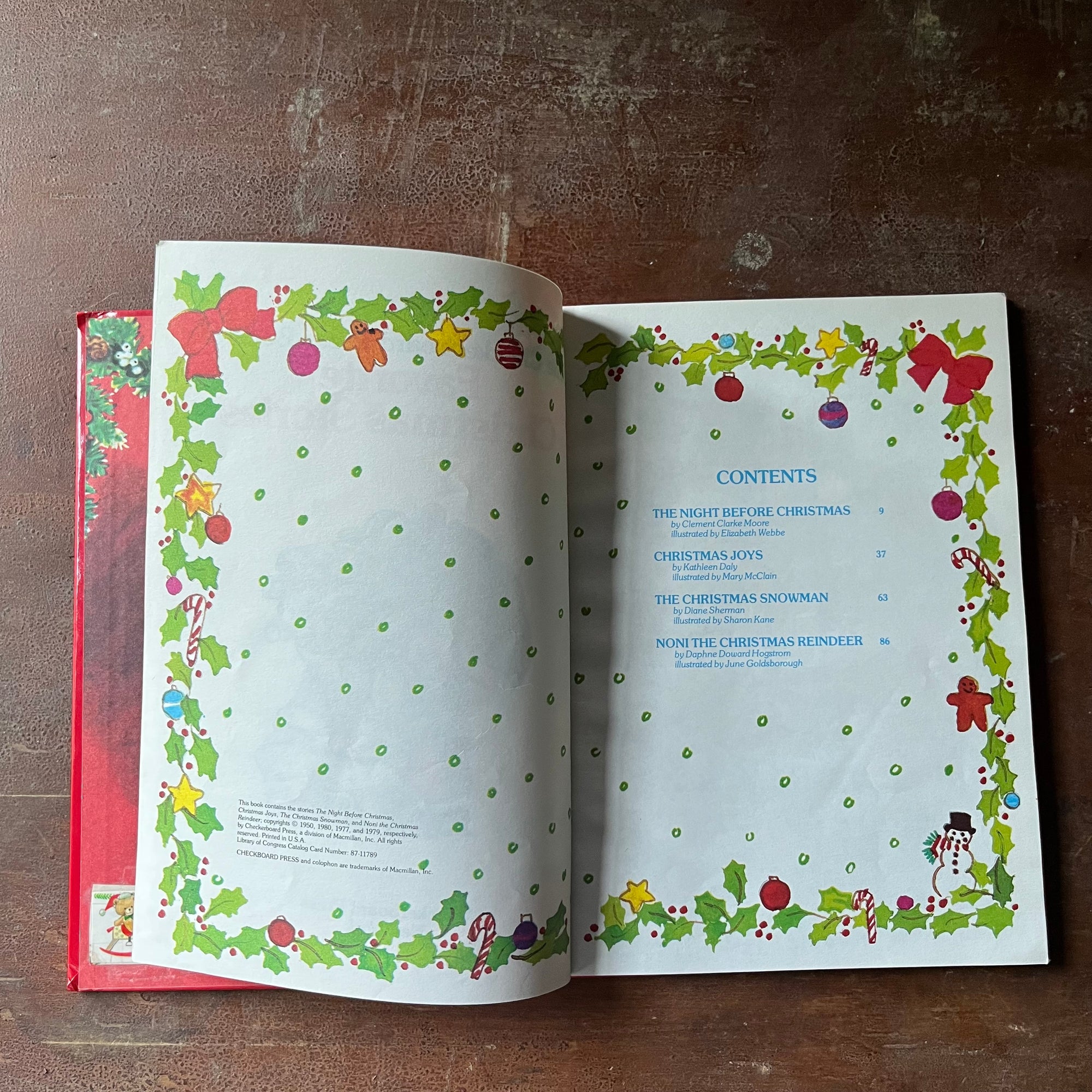 The Checkerboard Press Book of Favorite Christmas Stories - 1979 Editi ...