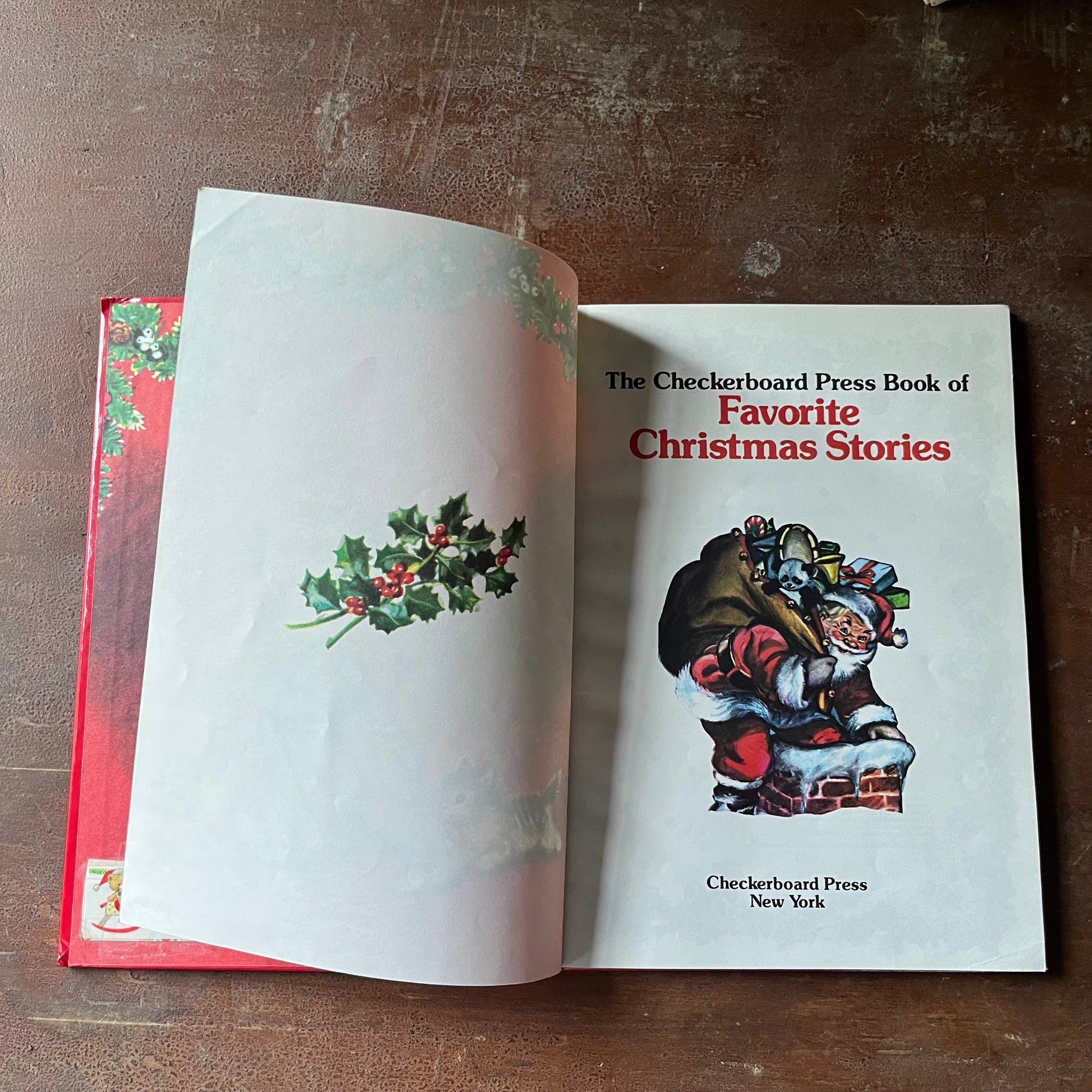 The Checkerboard Press Book of Favorite Christmas Stories - 1979 Editi ...