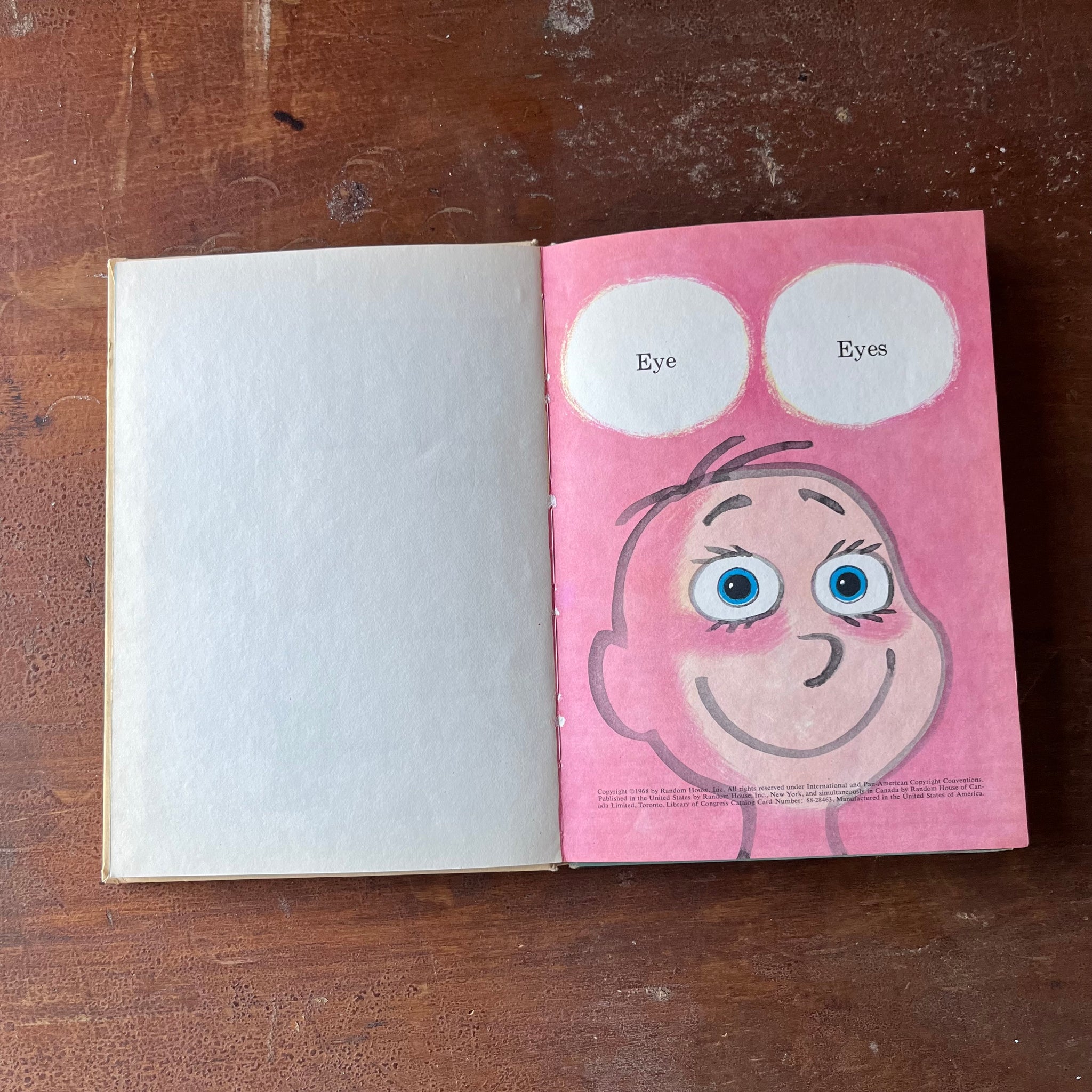 The Eye Book by Dr. Theo. LeSieg with Illustrations by Roy McKie - a 1 ...