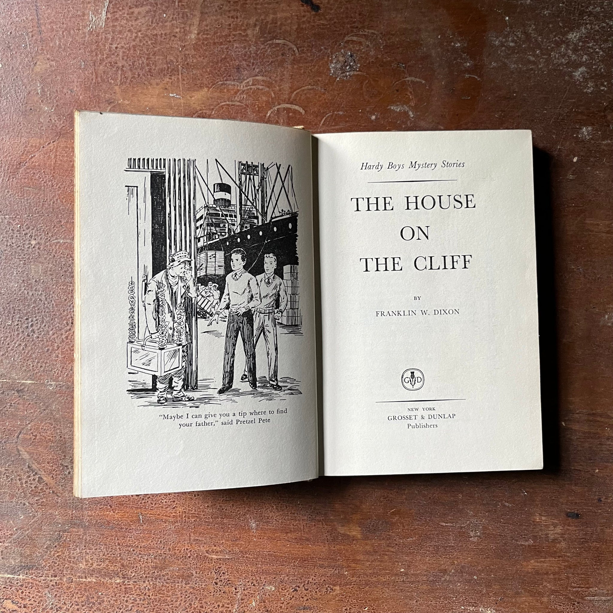 The Hardy Boys Mysteries: #2 The House on the Cliff by Franklin W. Dix ...