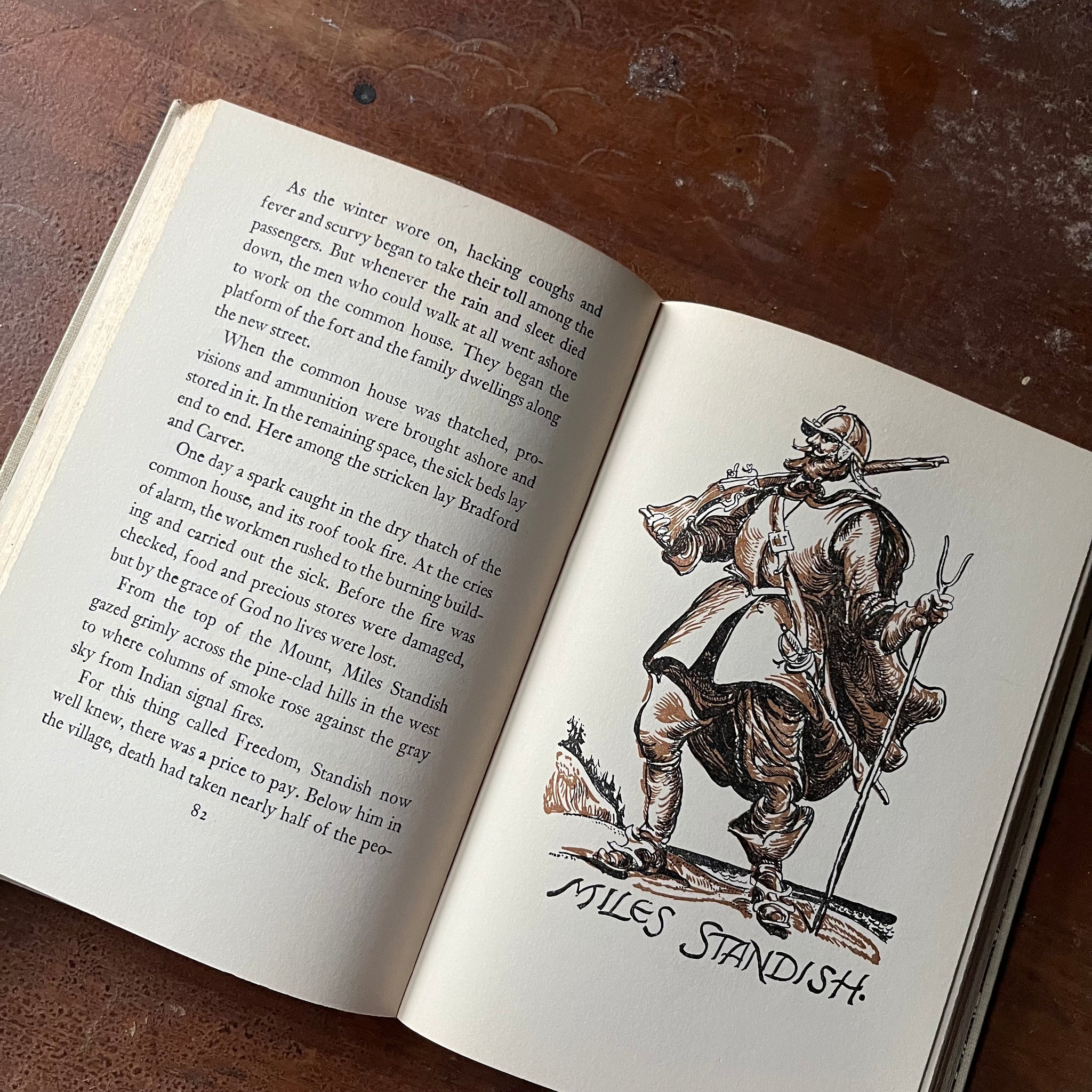 The Landing of the Pilgrims by James Daugherty - Landmark Series Book - Log Cabin Vintage