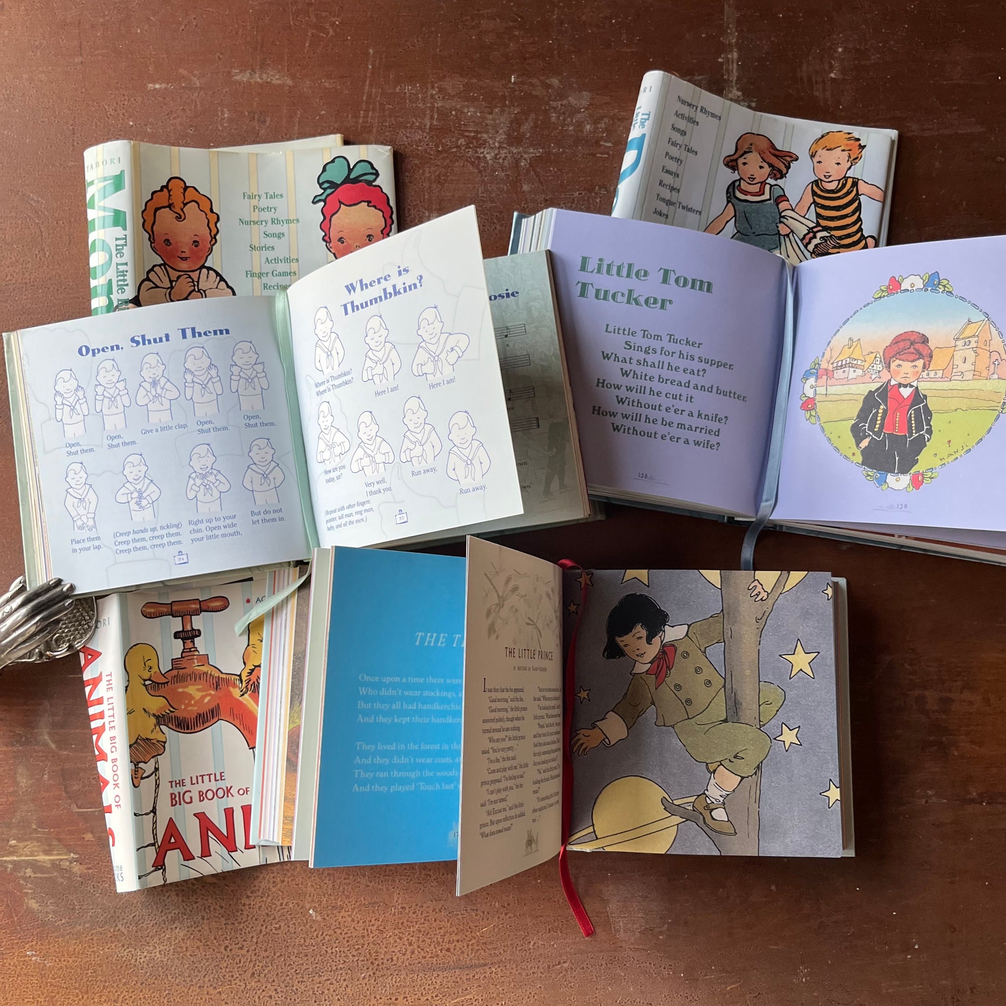 Set of Three The Little Big Book of Dads, Moms and Animals - Log Cabin ...