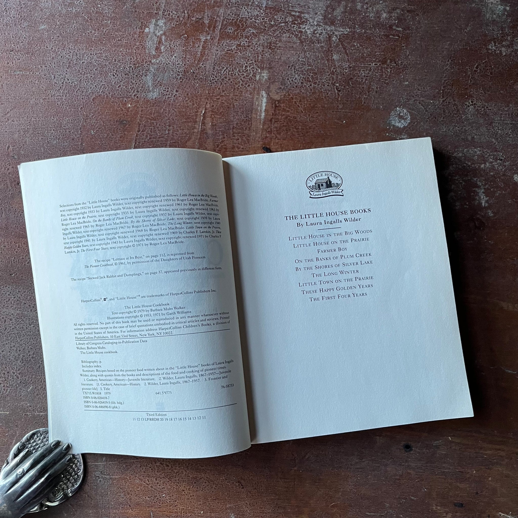 The Little House Cookbook by Barbara M. Walker & Illustrated by Garth ...