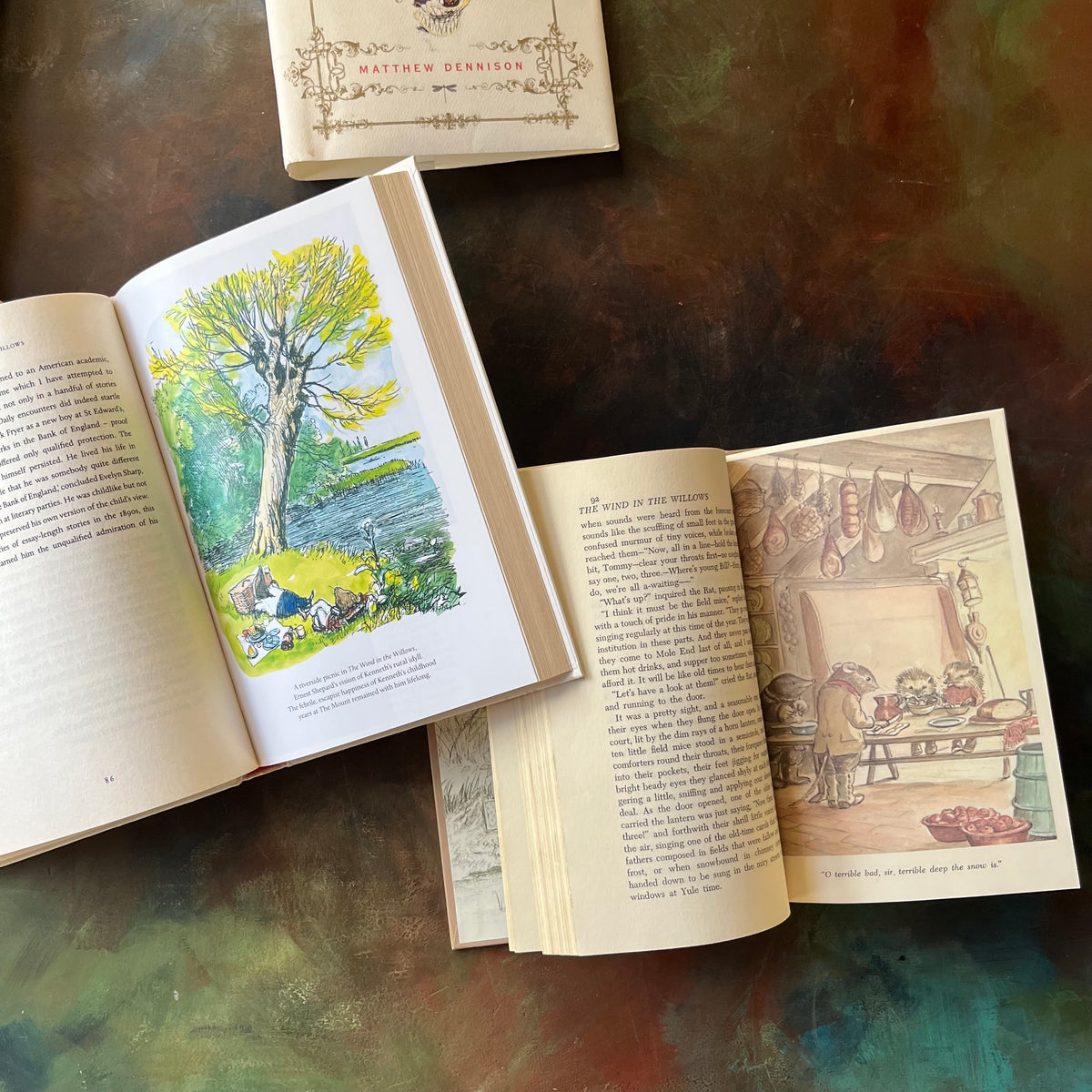 Pair of Kenneth Grahame Books: The Man in the Willows and The Wind in ...