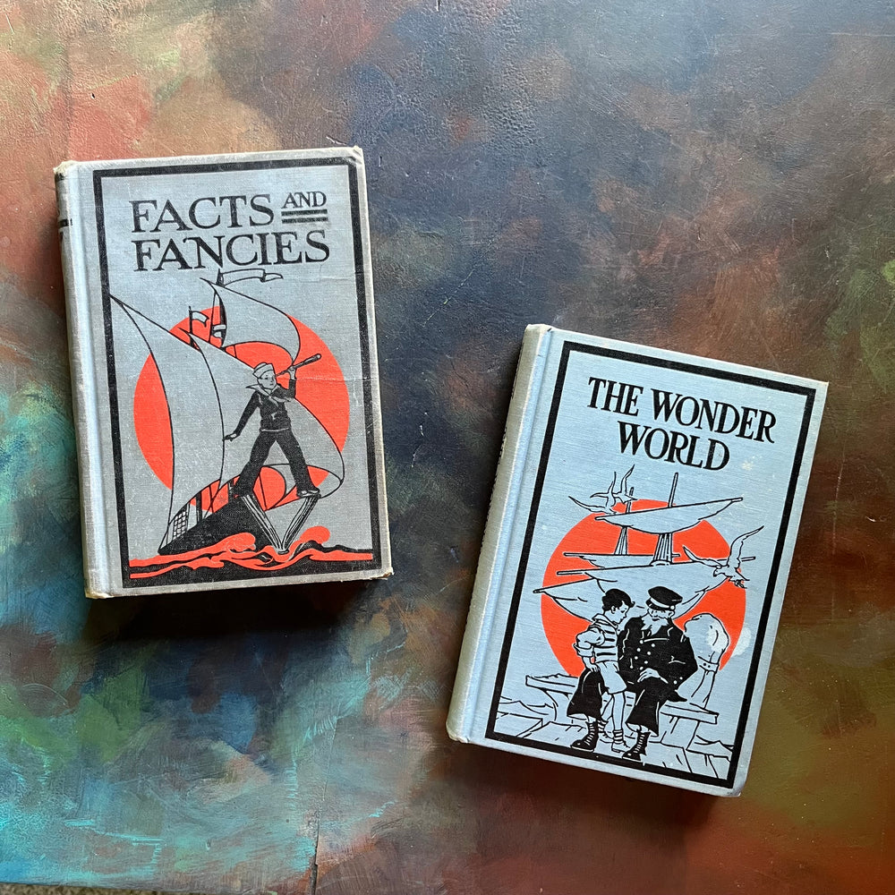 VINTAGE SCHOOL BOOKS - Log Cabin Vintage