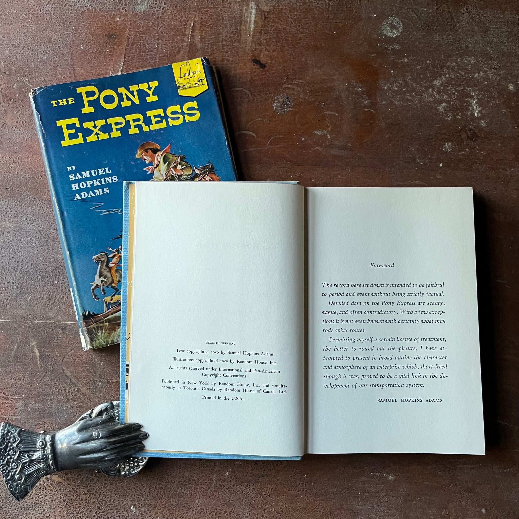 The Pony Express - Landmark Series Book - Random House Publishers - Log ...