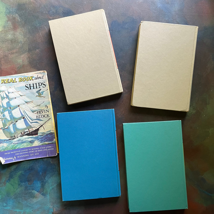 Set of Four The Real Book About Books - Prehistoric Life, Science Expe ...