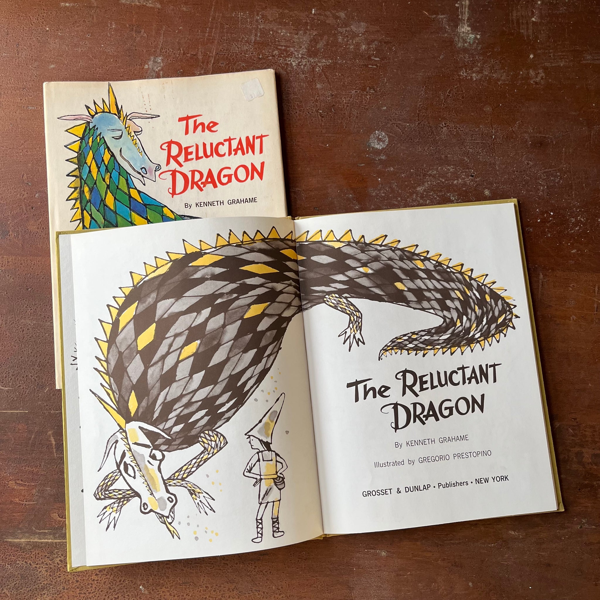 The Reluctant Dragon Written by Kenneth Grahame - 1968 Edition - Log ...