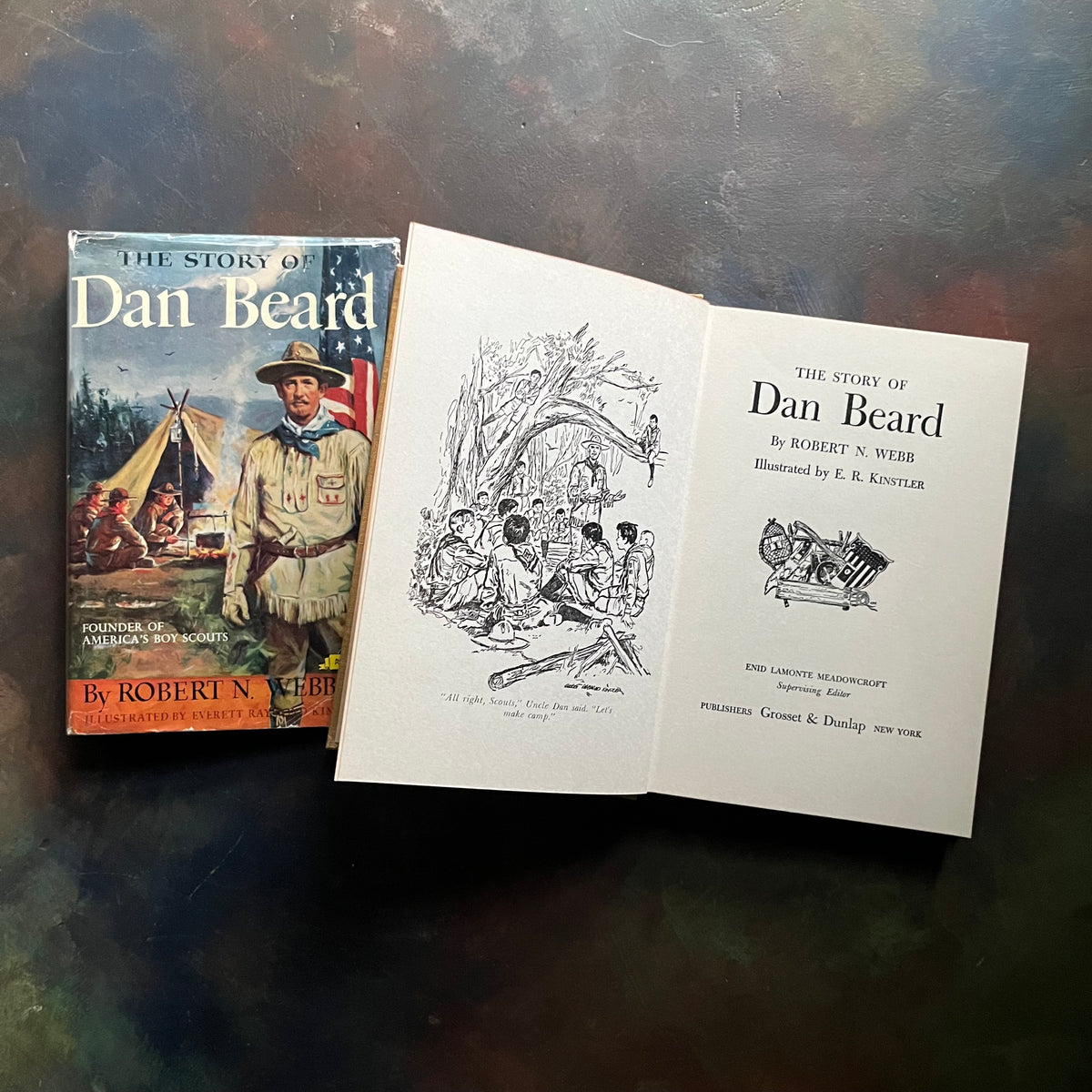 The Story of Dan Beard - A 1958 Signature Series Children's Book - Log ...