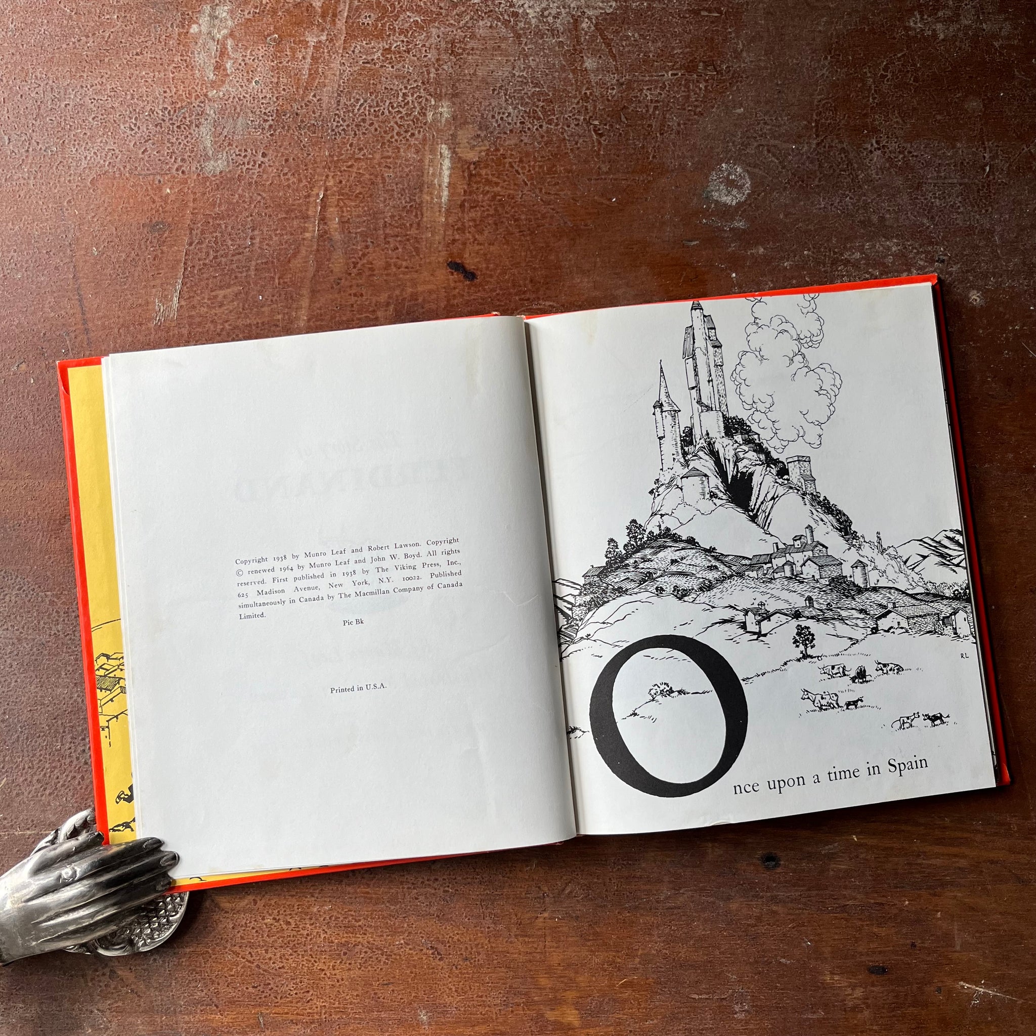 The Story of Ferdinand by Munro Leaf 1964 Edition - Log Cabin Vintage