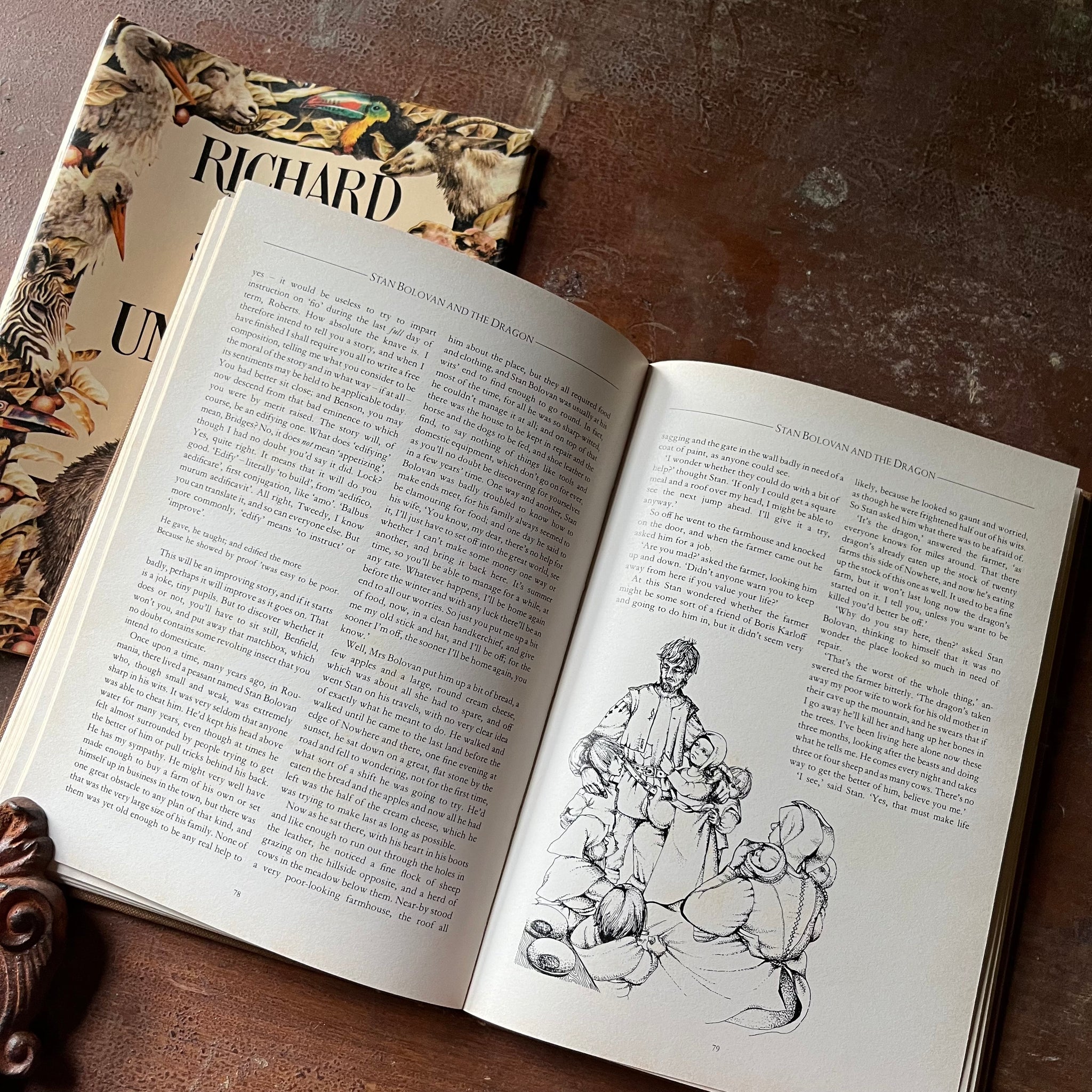 Stories & Fables The Unbroken Web by Richard Adams - Log Cabin Vintage