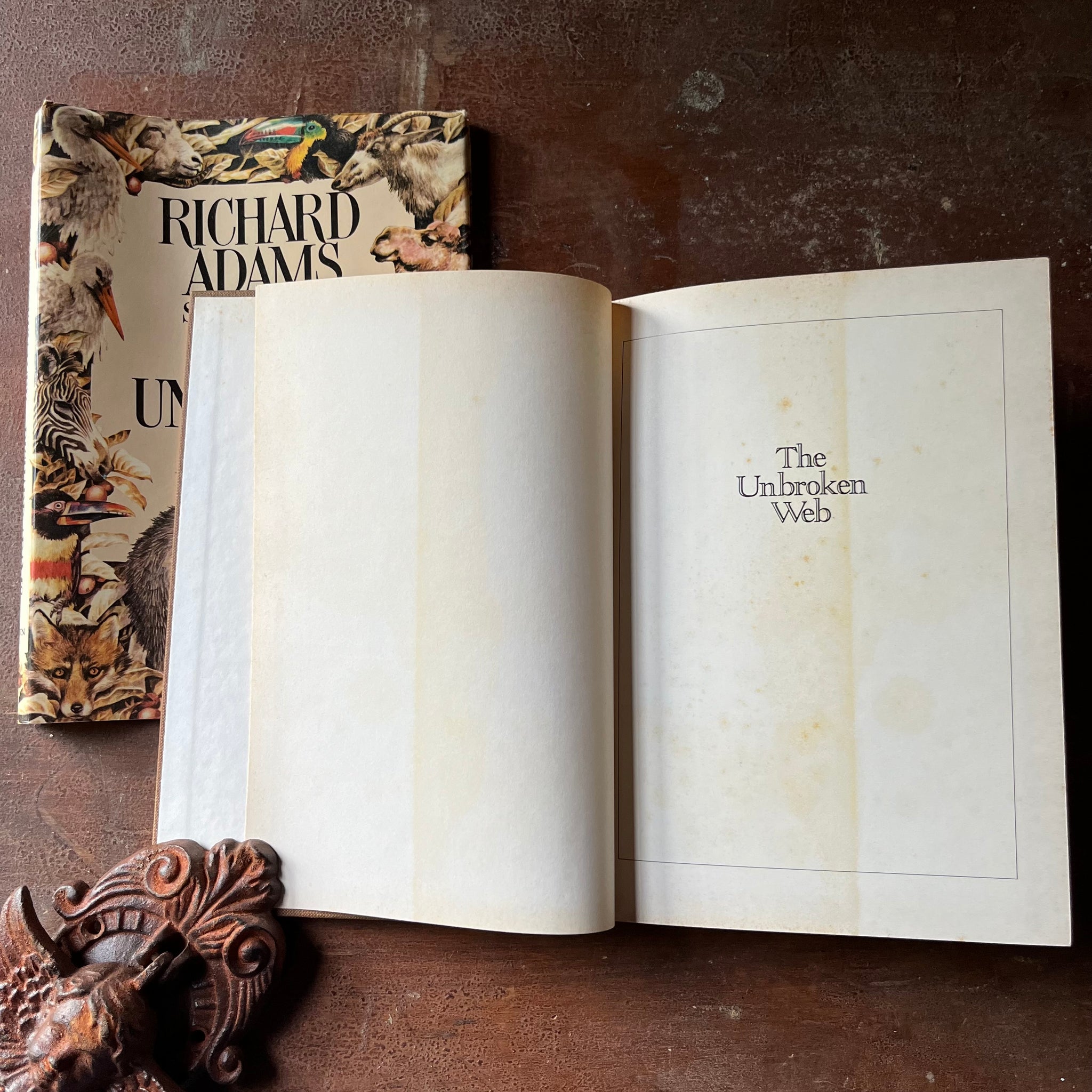 Stories & Fables The Unbroken Web by Richard Adams - Log Cabin Vintage