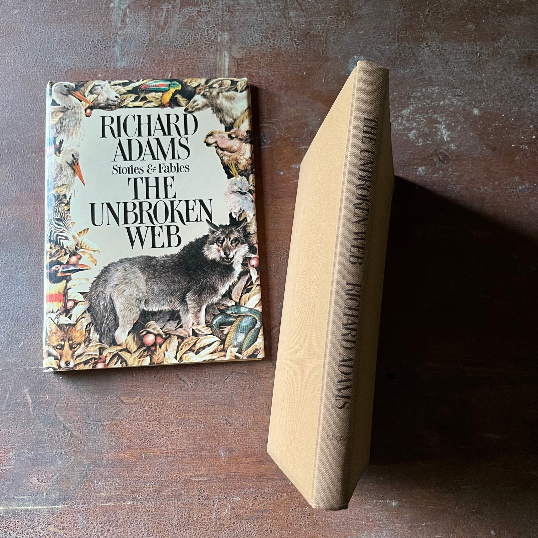 Stories & Fables The Unbroken Web by Richard Adams - Log Cabin Vintage