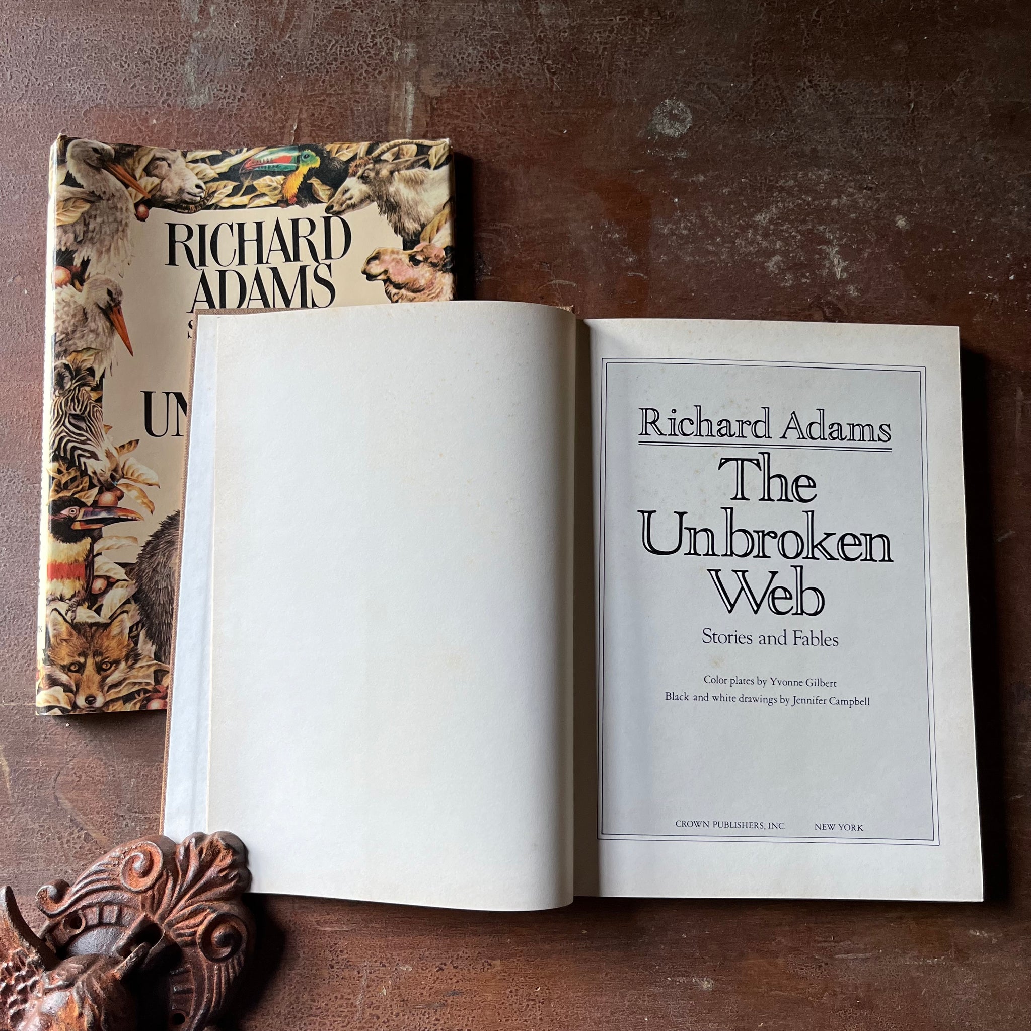 Stories & Fables The Unbroken Web by Richard Adams - Log Cabin Vintage
