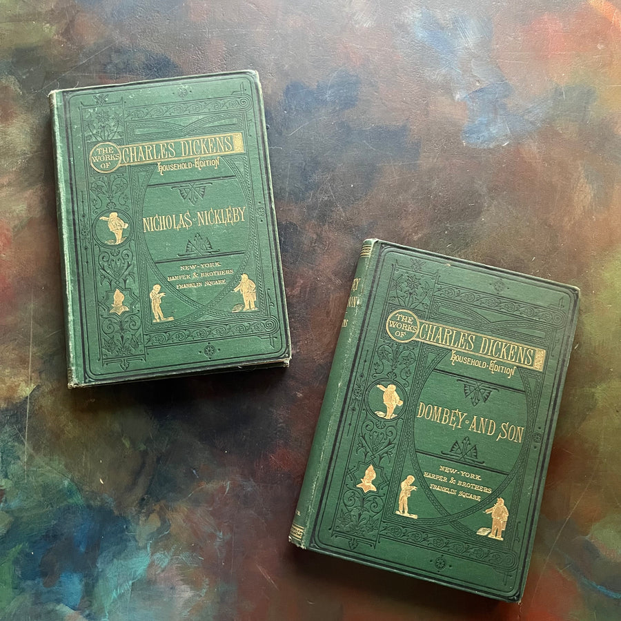 The Works of Charles Dickens Household Editions - Nicholas Nickleby an ...