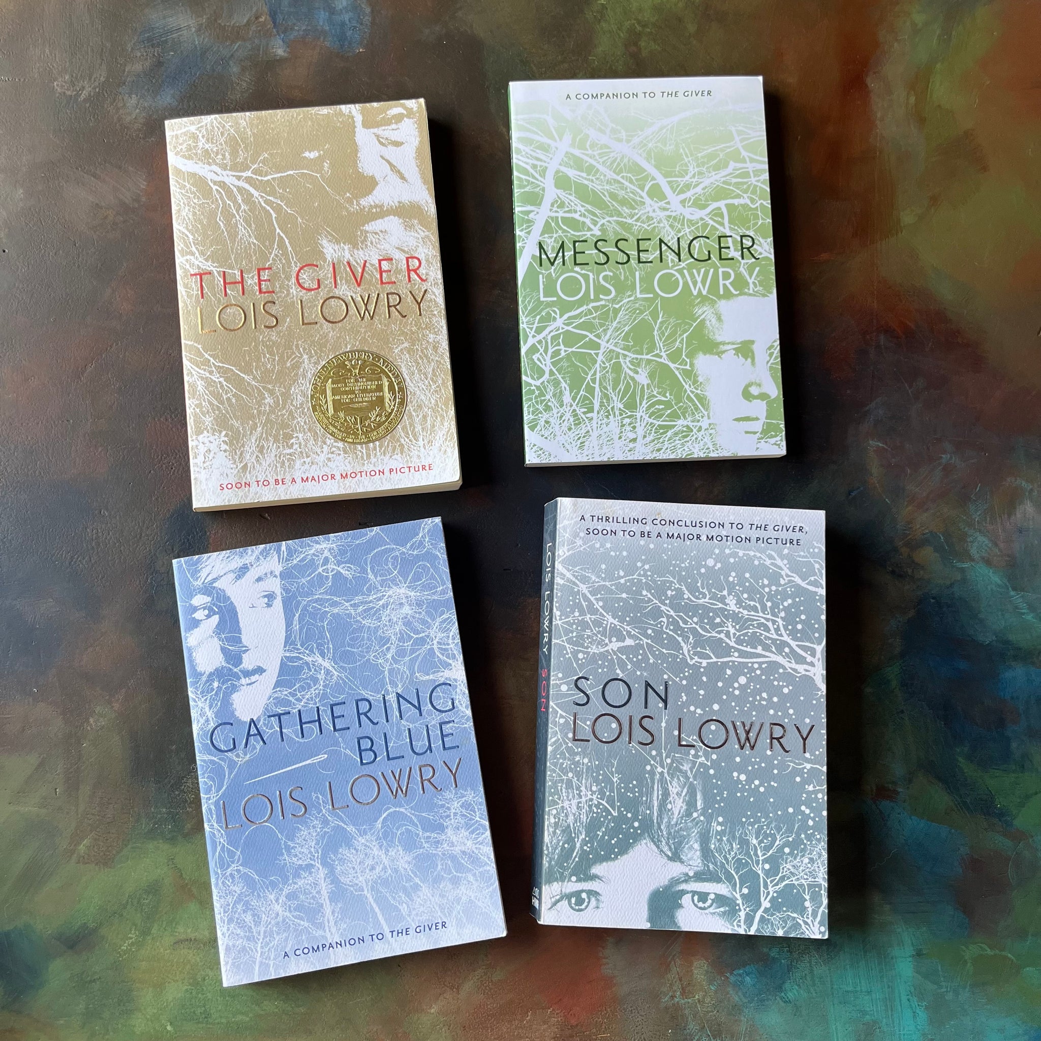 The Giver Quartet Book Set by Lois Lowry- The Giver, Gathering Blue, M ...