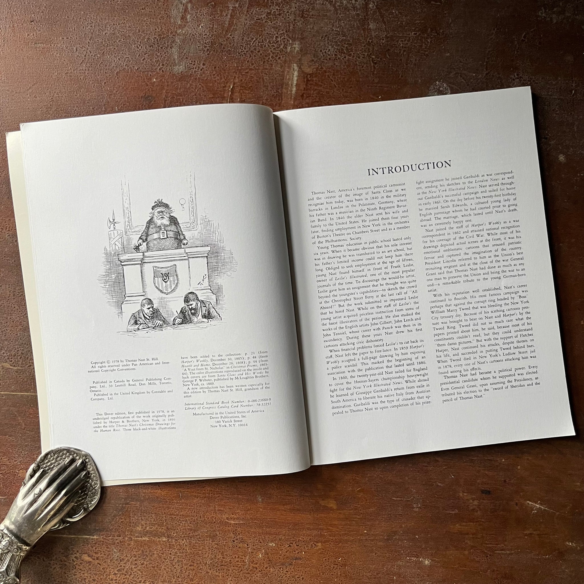 Thomas Nast's Christmas Drawings - 1978 Dover Publications, Inc. Editi ...