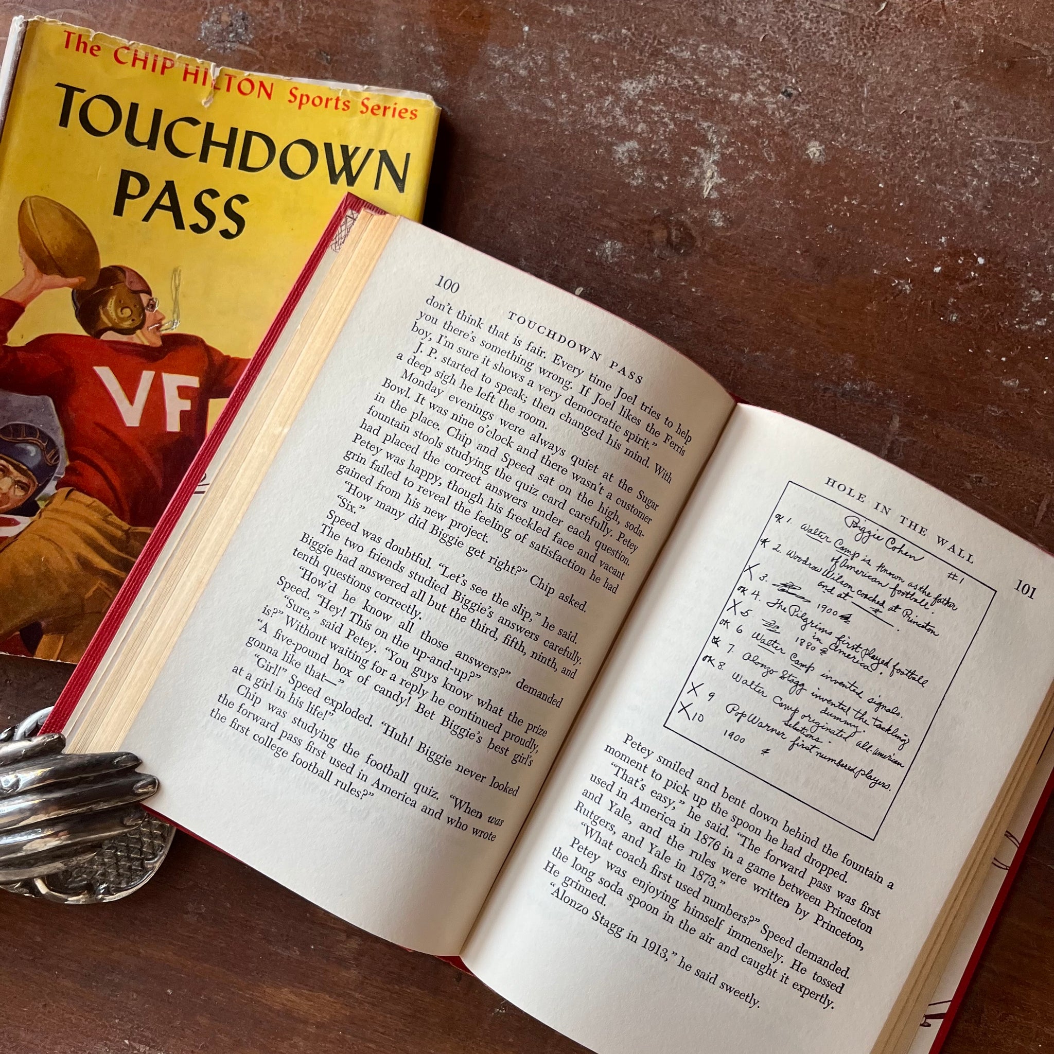 A Chip Hilton Sports Series Story: Touchdown Pass #1 by Clair Bee - Log ...