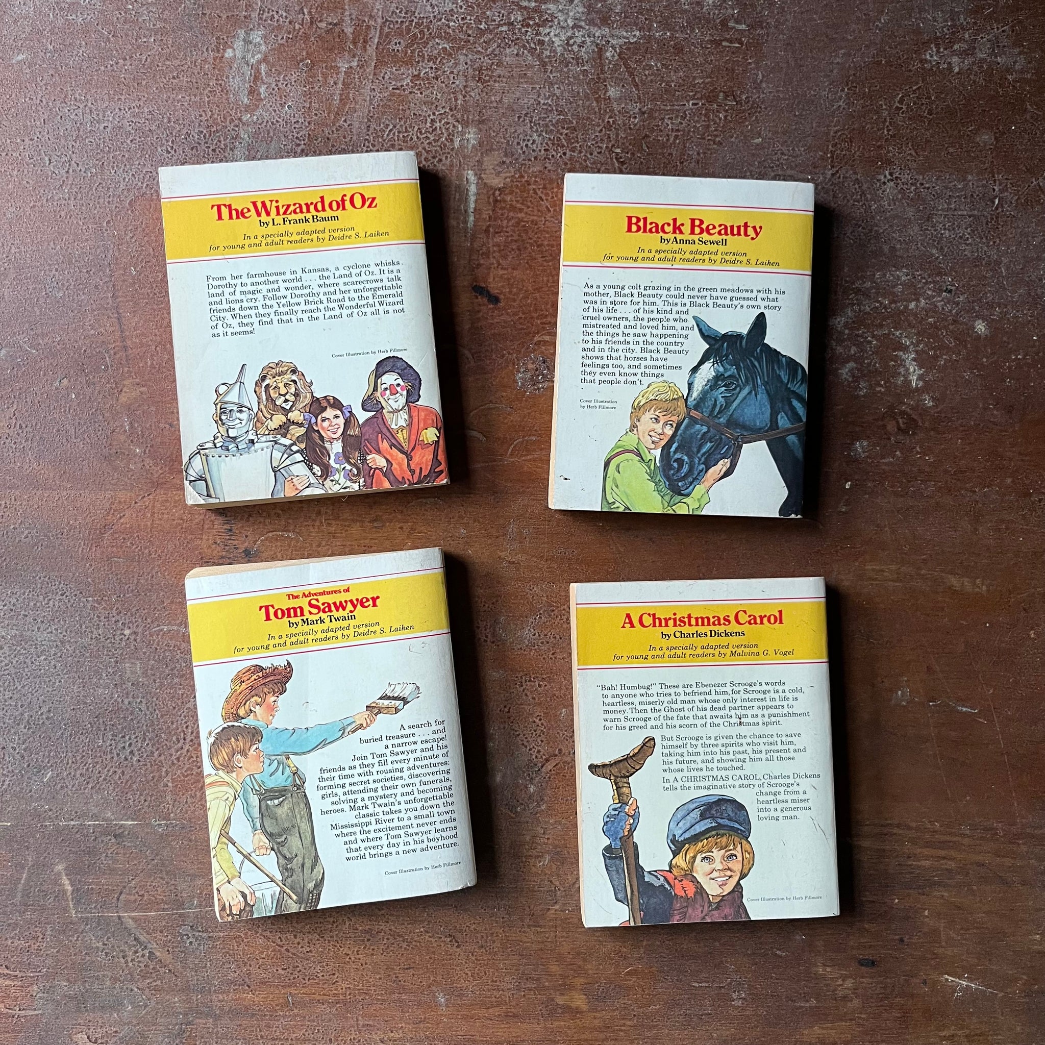McDonald's Illustrated Classics Book Set of Four Paperback Books - Log ...