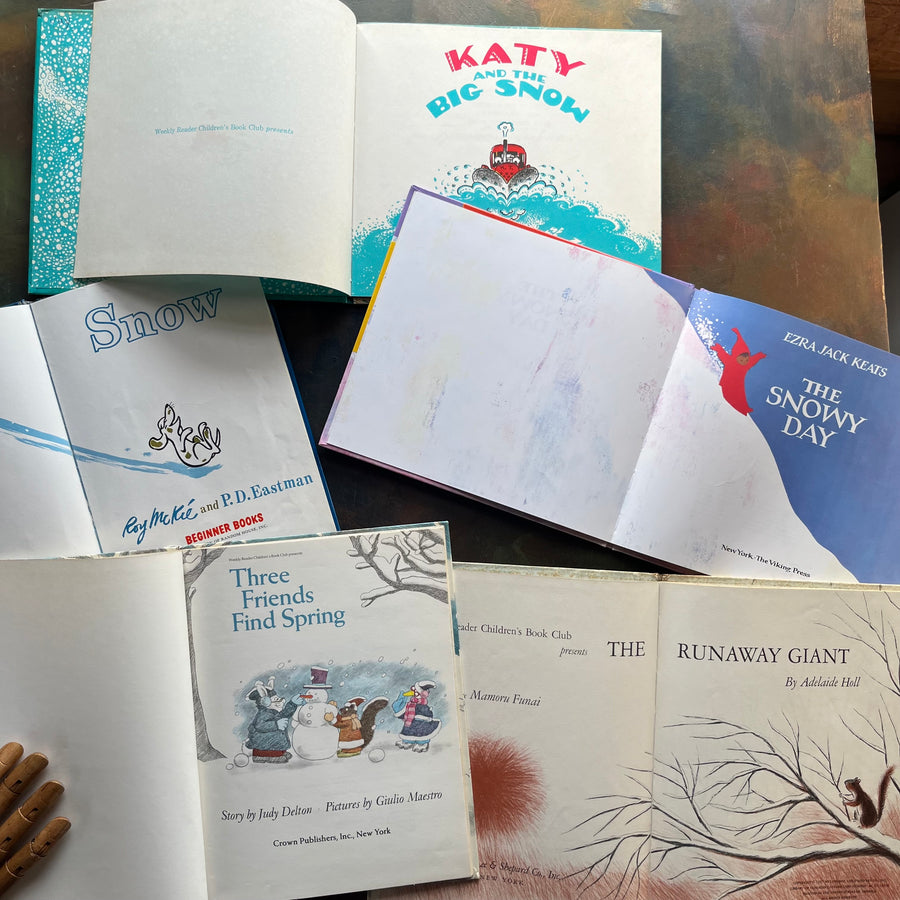 Set of 5 Vintage Children's Picture Books - Winter Theme - Set #3 - Log ...