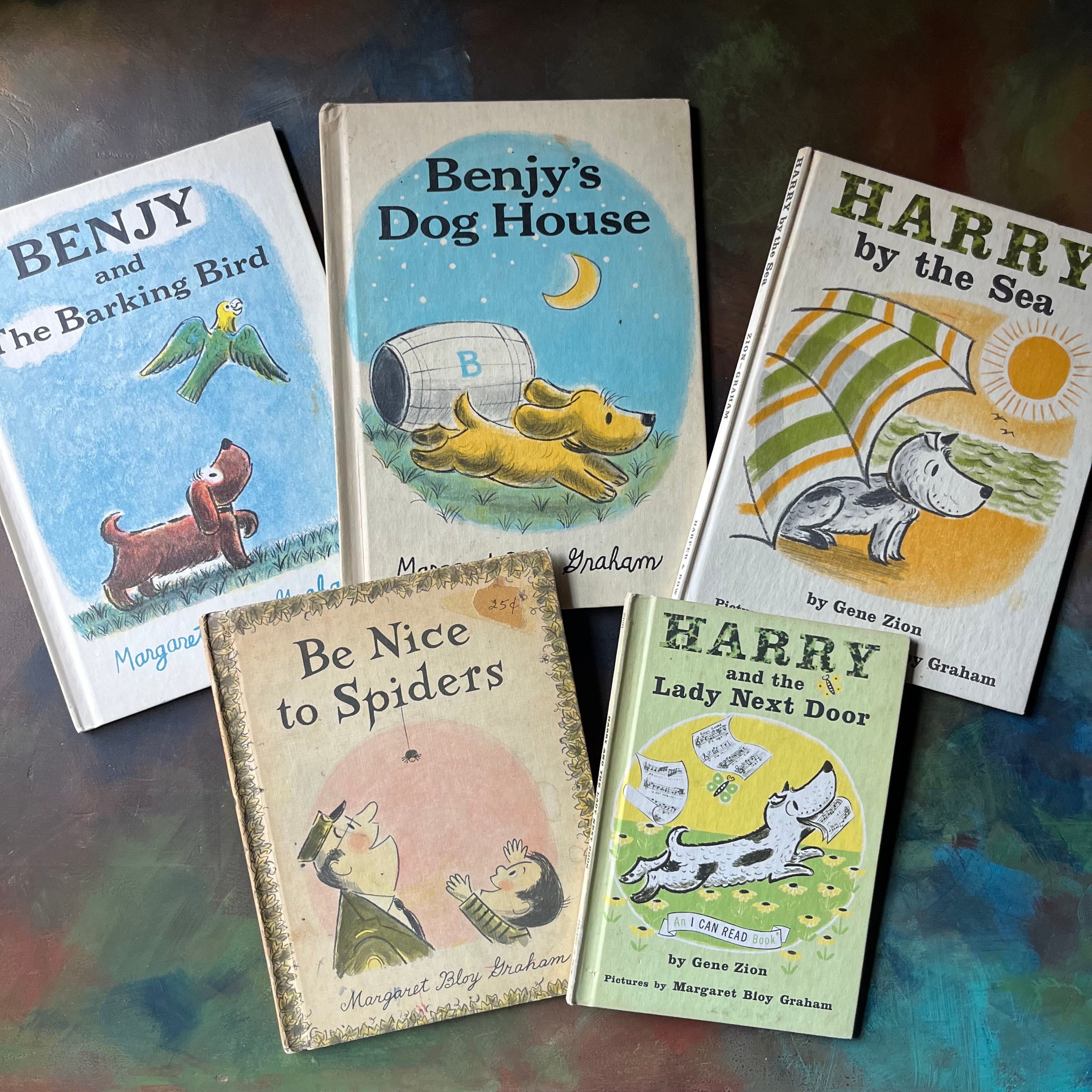 Margaret Bloy Graham Books: Benjy, Harry & Be Nice to Spiders - Log ...