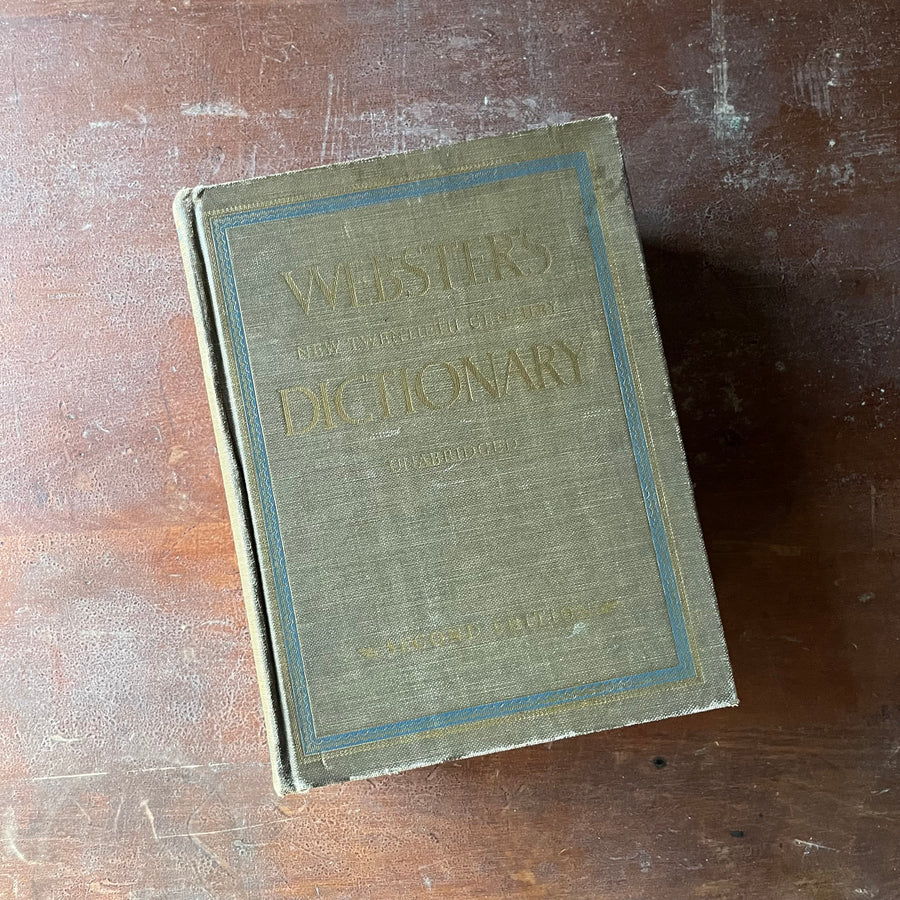 Webster's New Twentieth Century Dictionary - 1968 Unabridged Edition ...