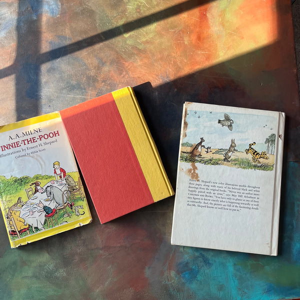 Winnie The Pooh and The Pooh Story Book by A. A. Milne - Log Cabin Vintage