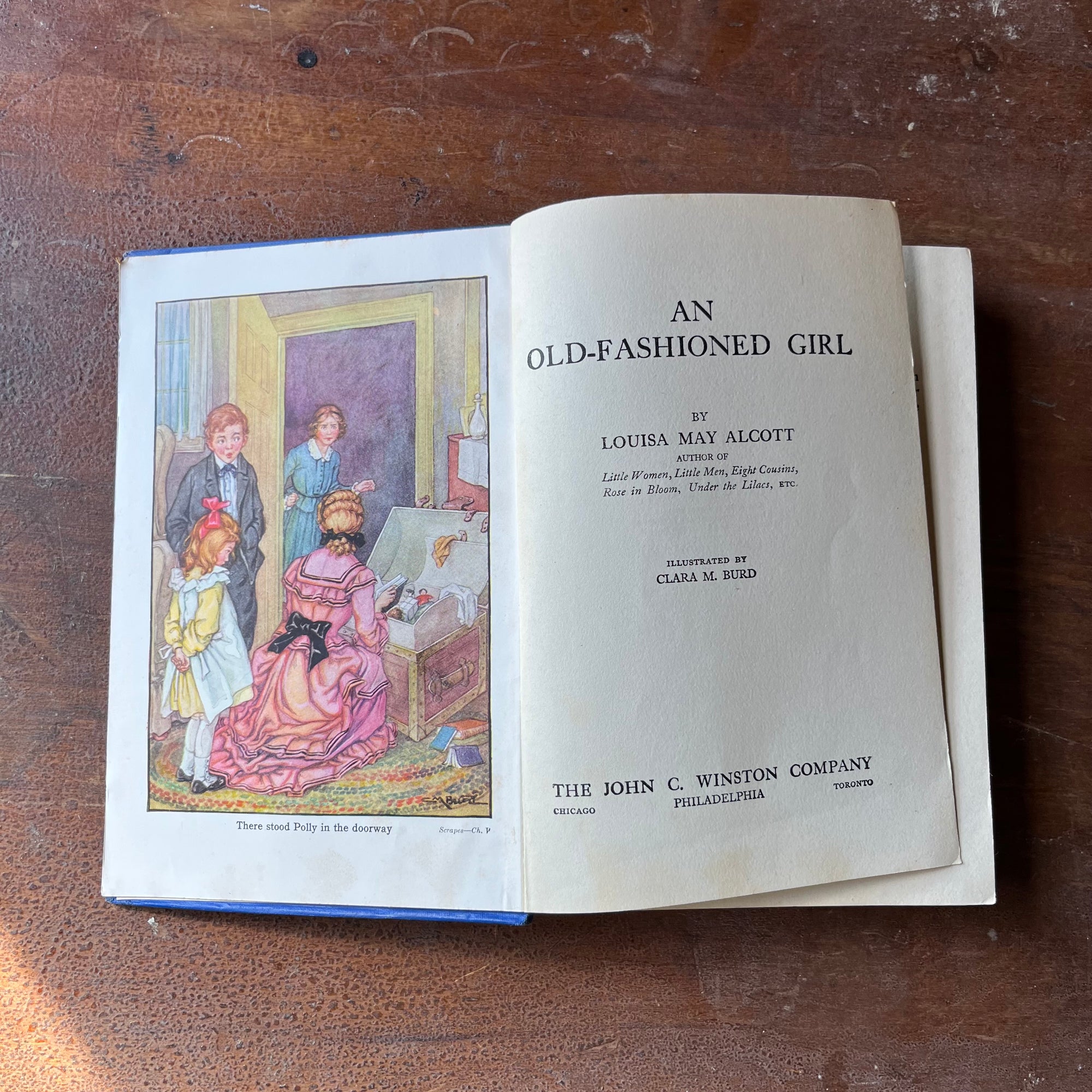An Old Fashioned Girl by Louisa May Alcott - 1928 Edition - Log Cabin ...