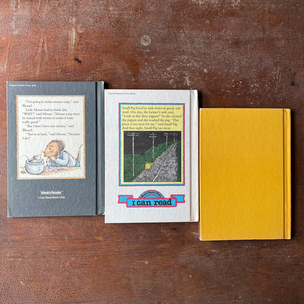 Set Of Three Arnold Lobel I Can Read Books Log Cabin Vintage