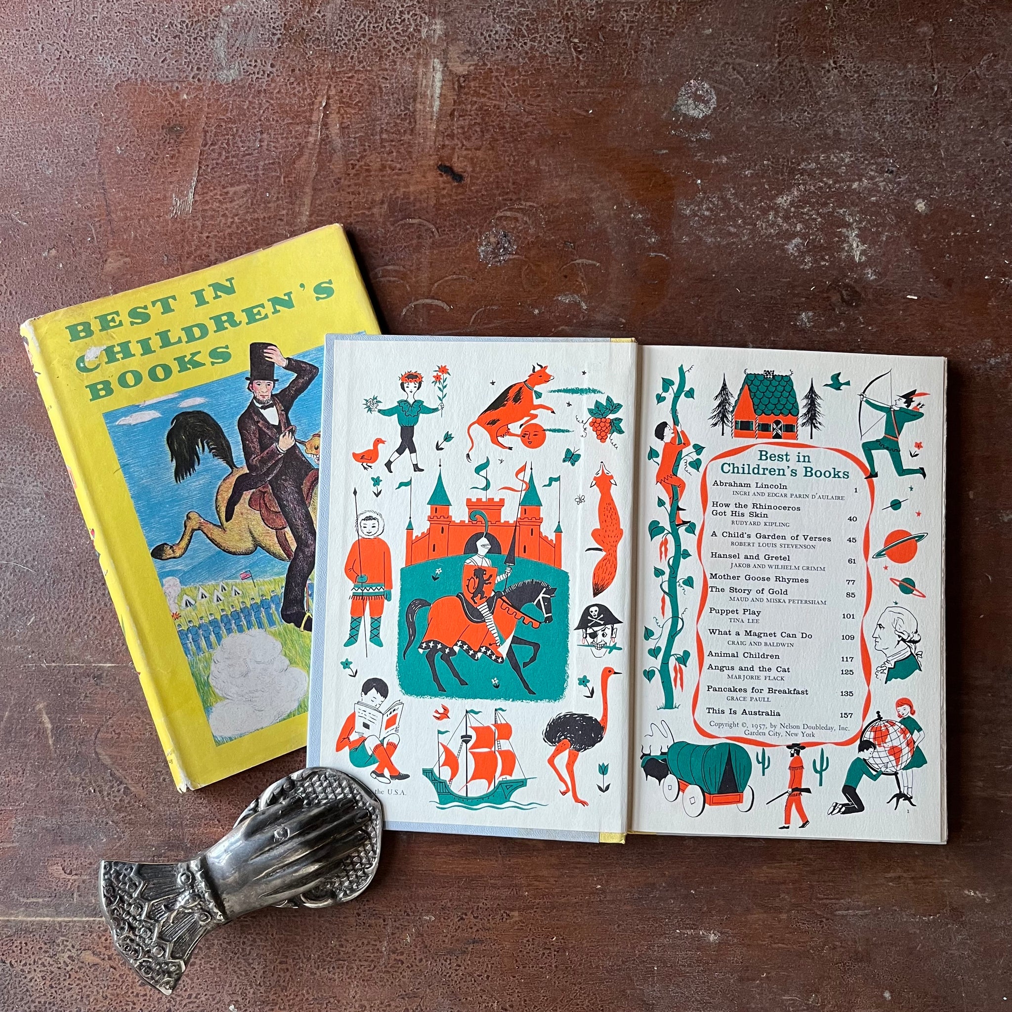 Best In Children's Books by Nelson Doubleday, Inc. 1957 Volume 1 - Log ...