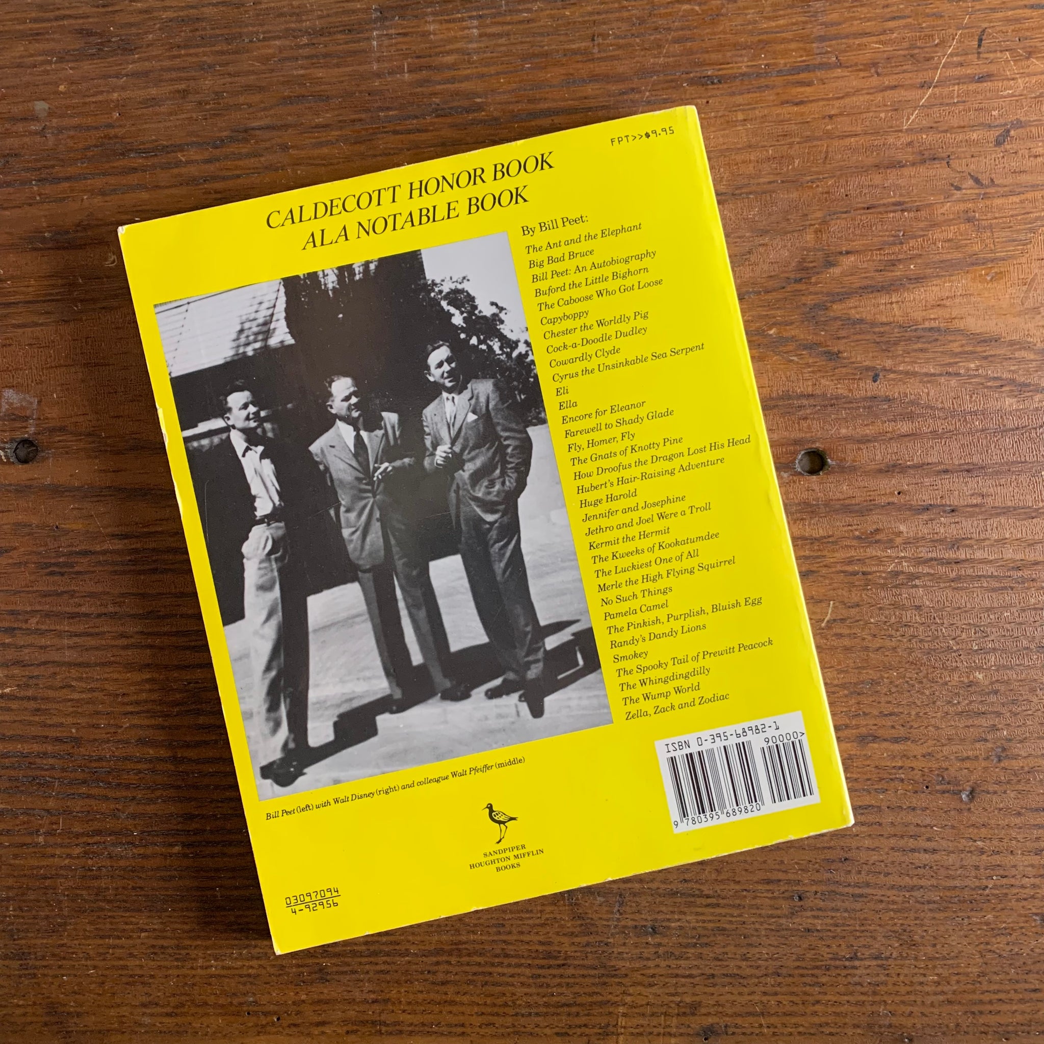 Bill Peet an Autobiography - A Caldecott Honor Book - 1989 Softcover E ...