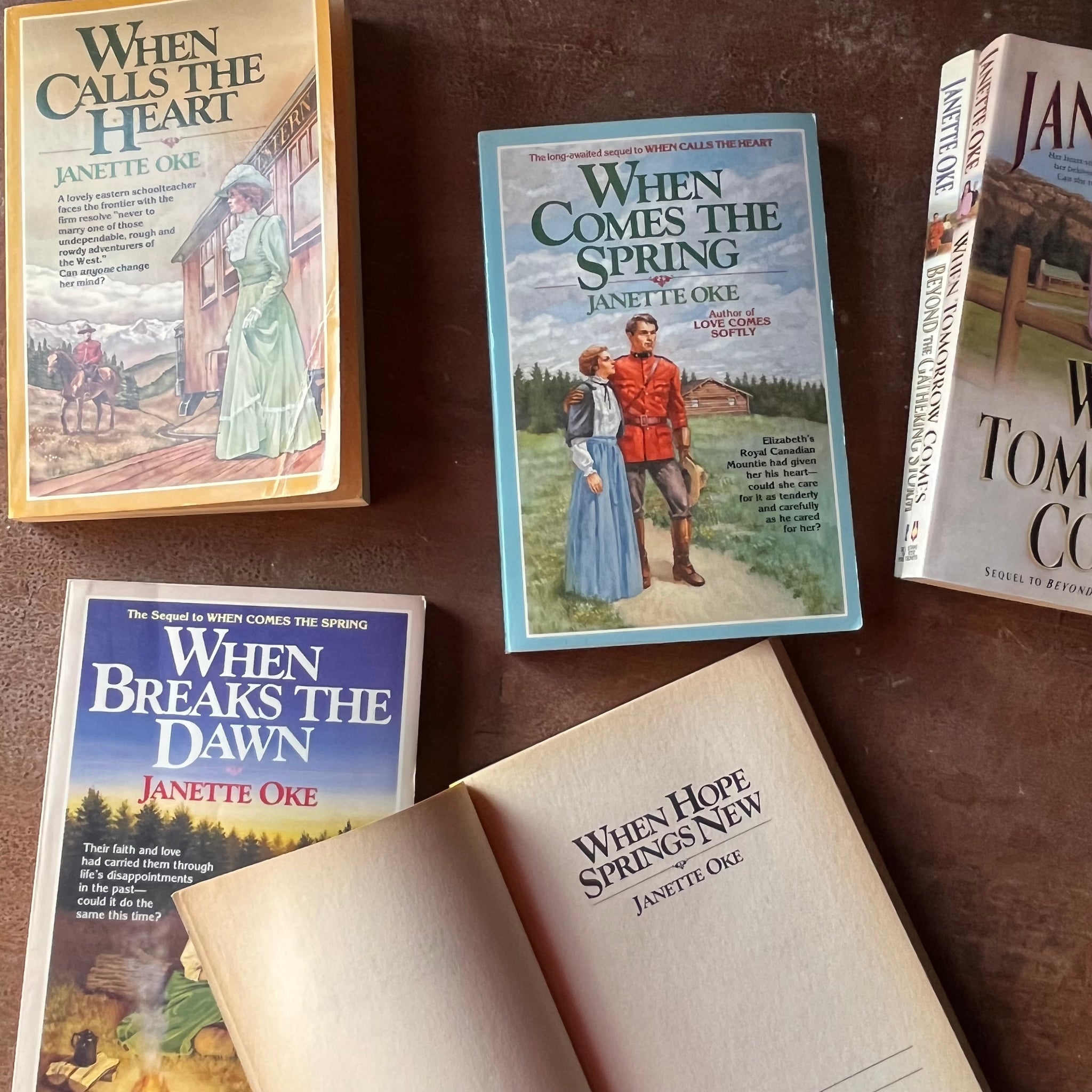 Canadian West Complete Book Set by Janette Oke - Log Cabin Vintage