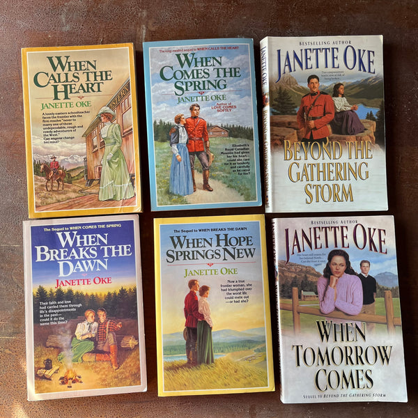Canadian West Complete Book Set by Janette Oke - Log Cabin Vintage