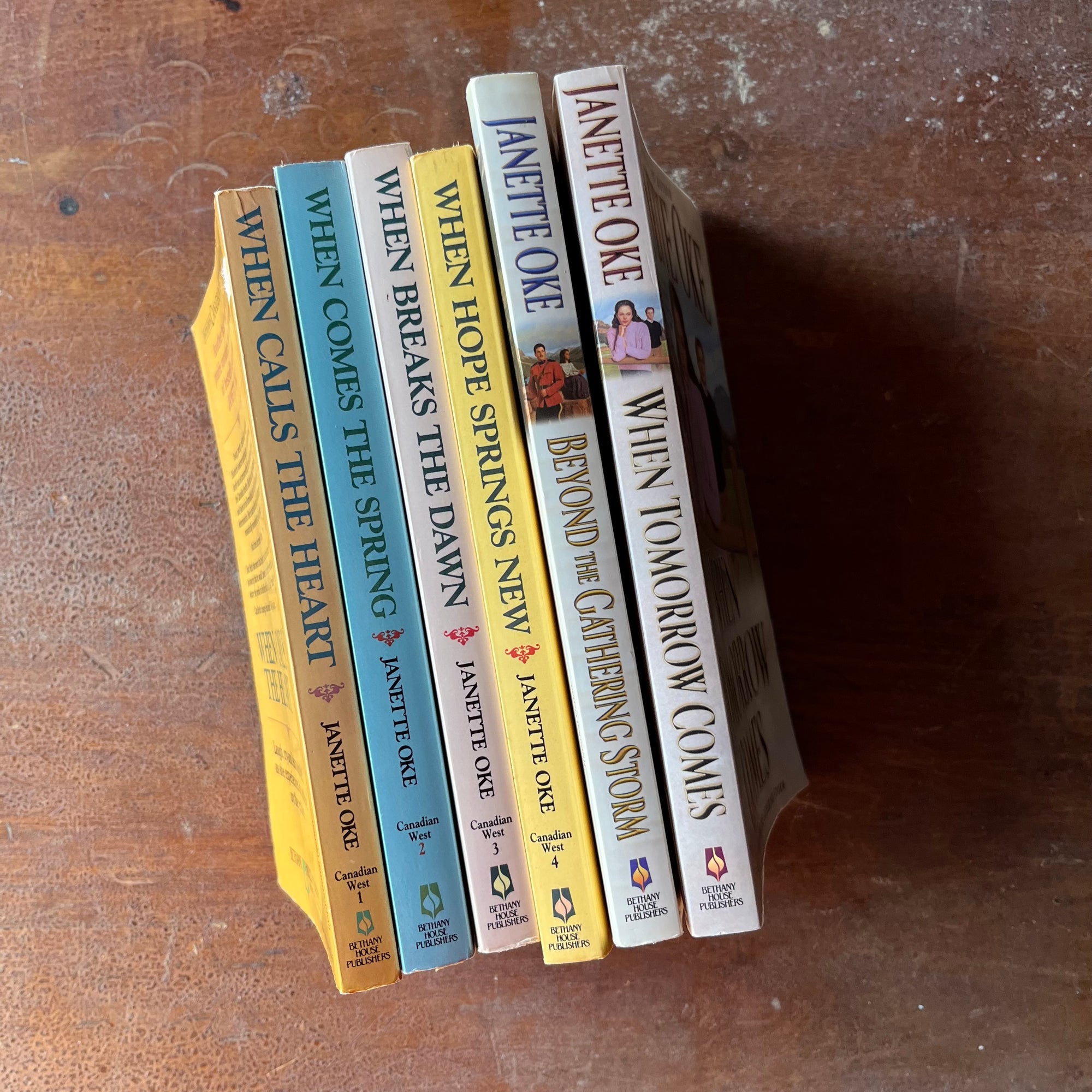 Canadian West Complete Book Set by Janette Oke - Log Cabin Vintage