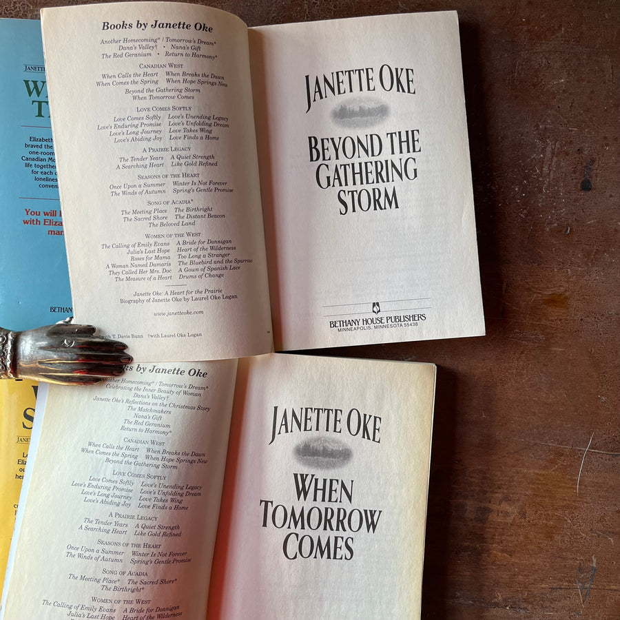 Canadian West Complete Book Set by Janette Oke - Log Cabin Vintage