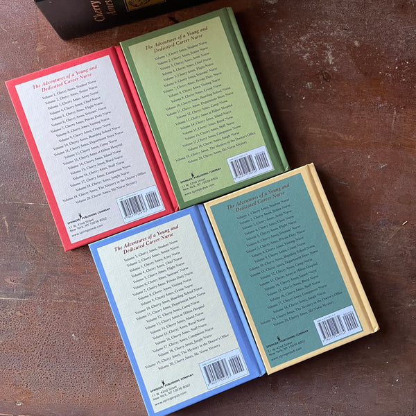 Cherry Ames Box Set Volumes 1-4 by Helen Wells - Log Cabin Vintage