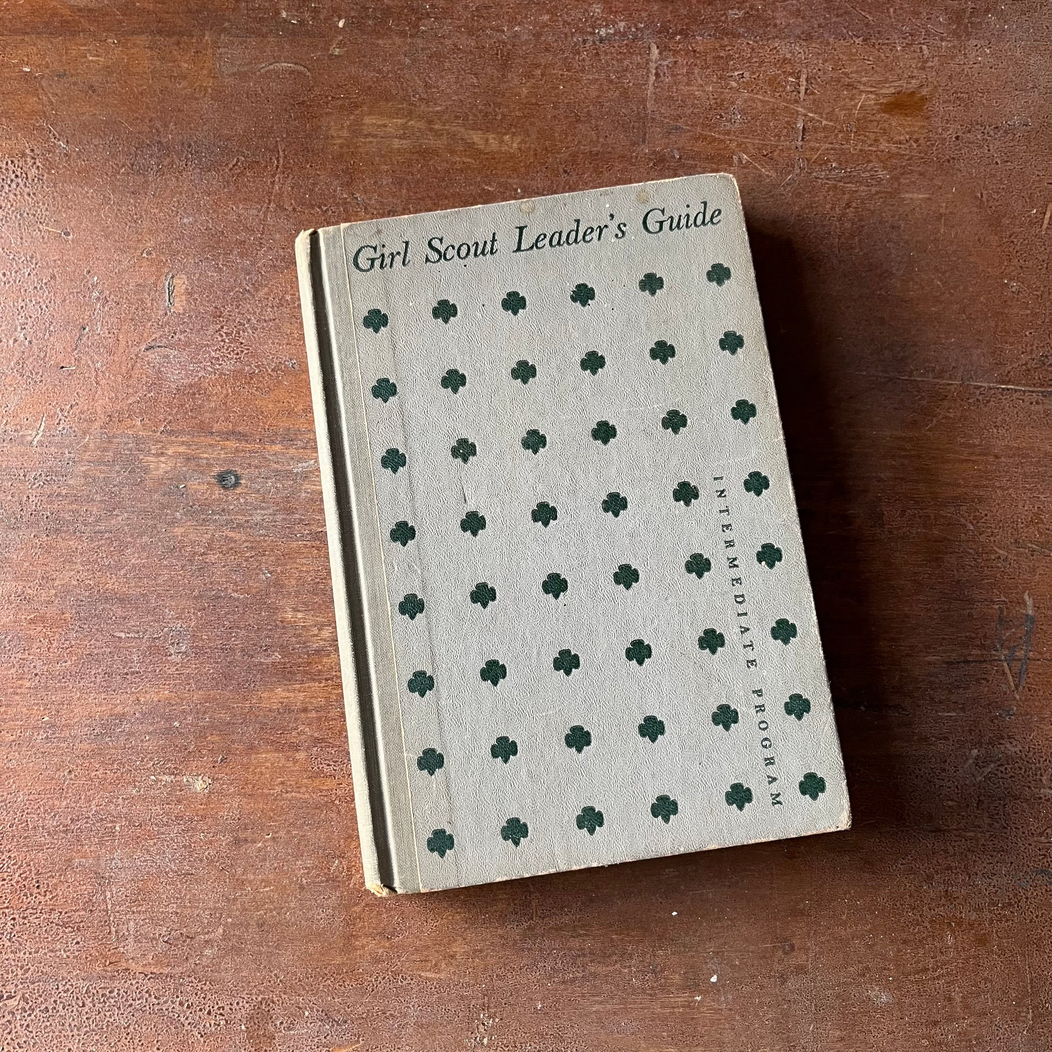 Girl Scout Leader's Guide Intermediate Program - 1955 Edition - Log Cabin Vintage