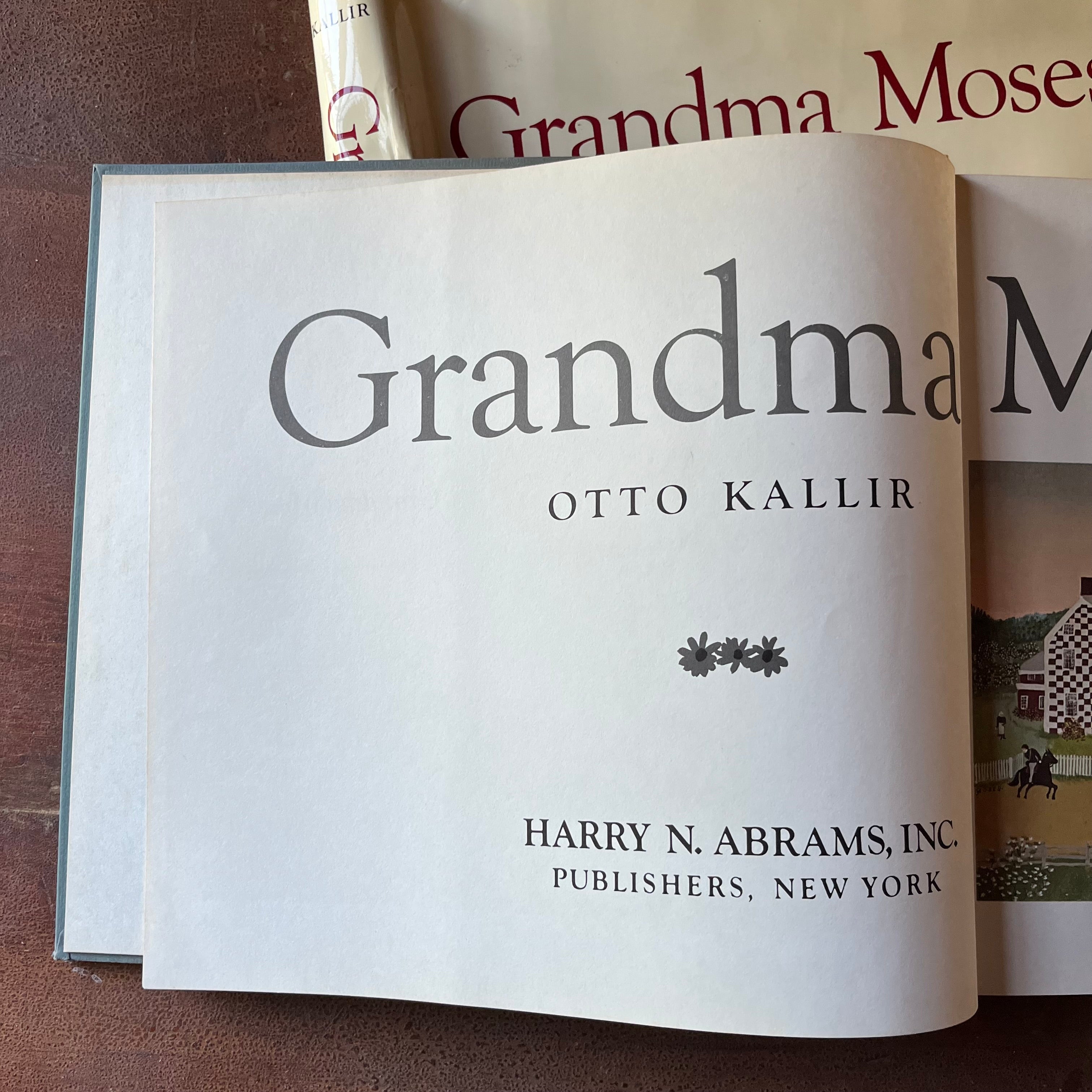 Grandma Moses by Otto Kallir - Log Cabin Vintage