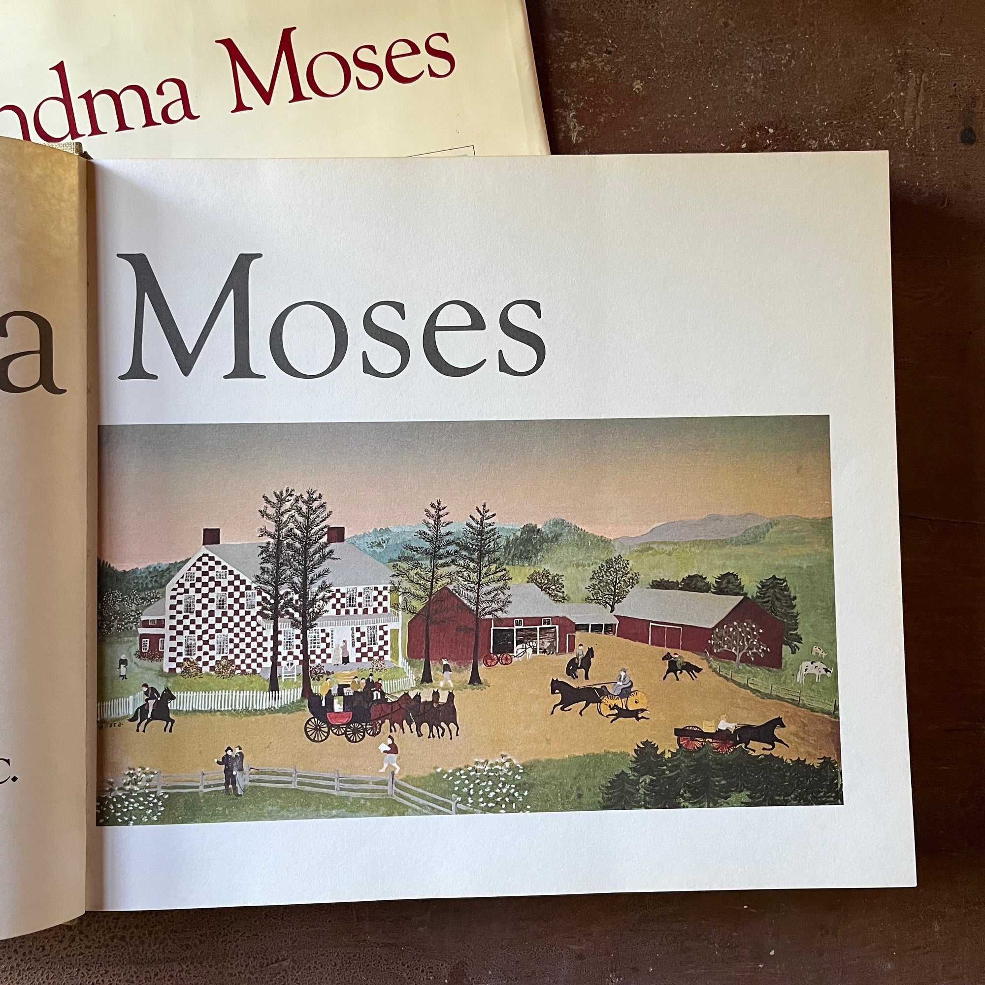 Grandma Moses by Otto Kallir - Log Cabin Vintage